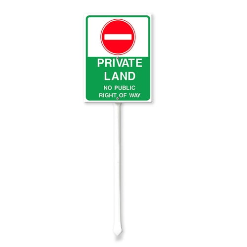 Soliyoahee Pothole Yard Sign,with Stake 8x12inch Rustproof Aluminum ...