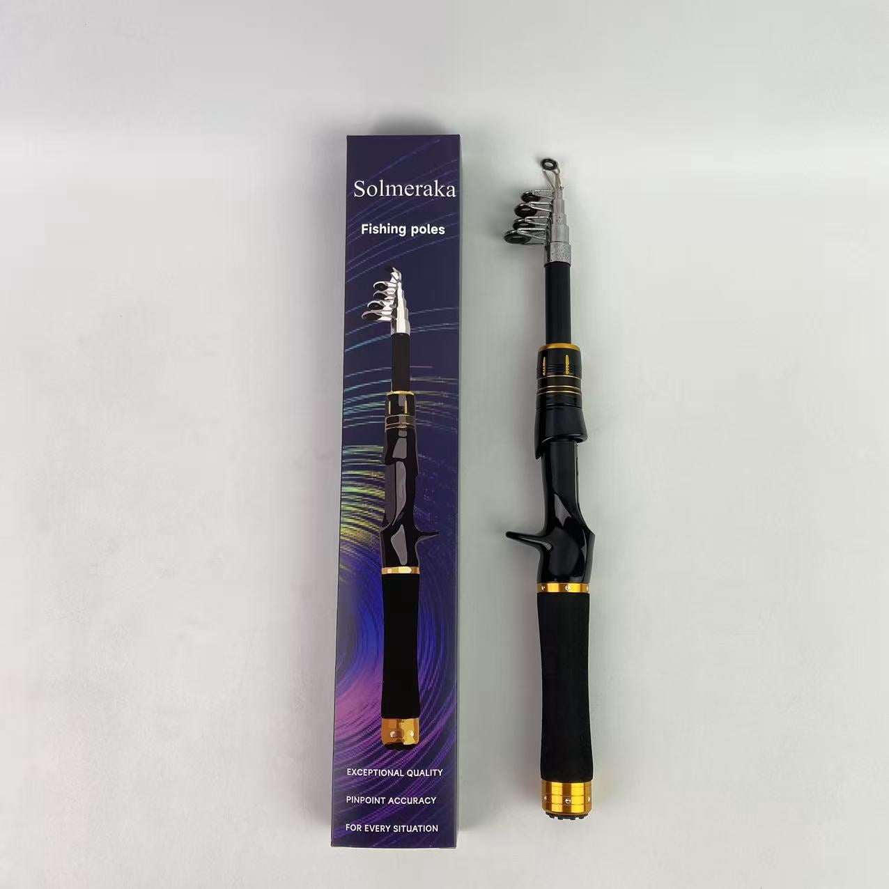 Solmeraka Fishing poles,Fishing Pole Combo Set,2.1m/6.89ft Carbon Fiber ...