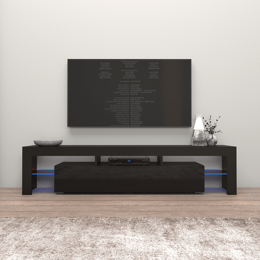 "Solo 200 European Union Imported LED TV Stand with High Gloss Fronts ...