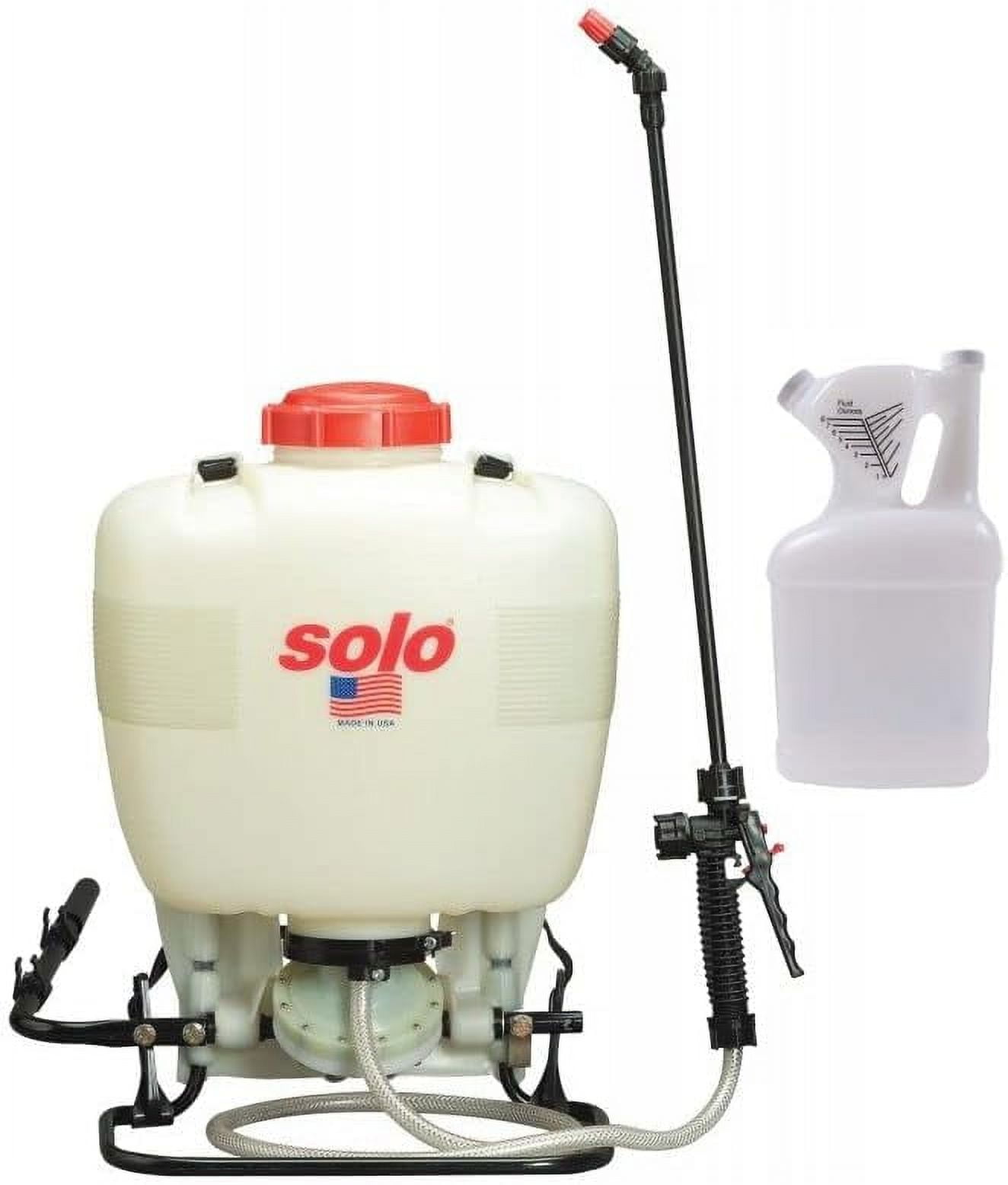 Solo 475-B Backpack Sprayer with Tip N' Measure 1 Gallon Container ...