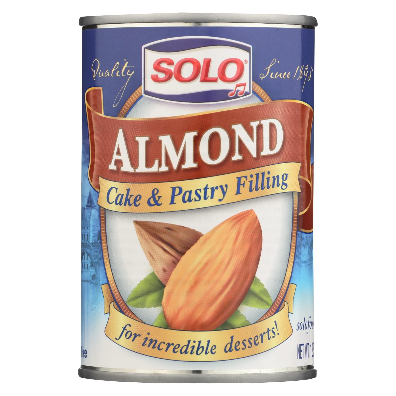 Solo Almond Cake & Pastry Filling, Quick & Easy Dessert Ingredient, 12. ...