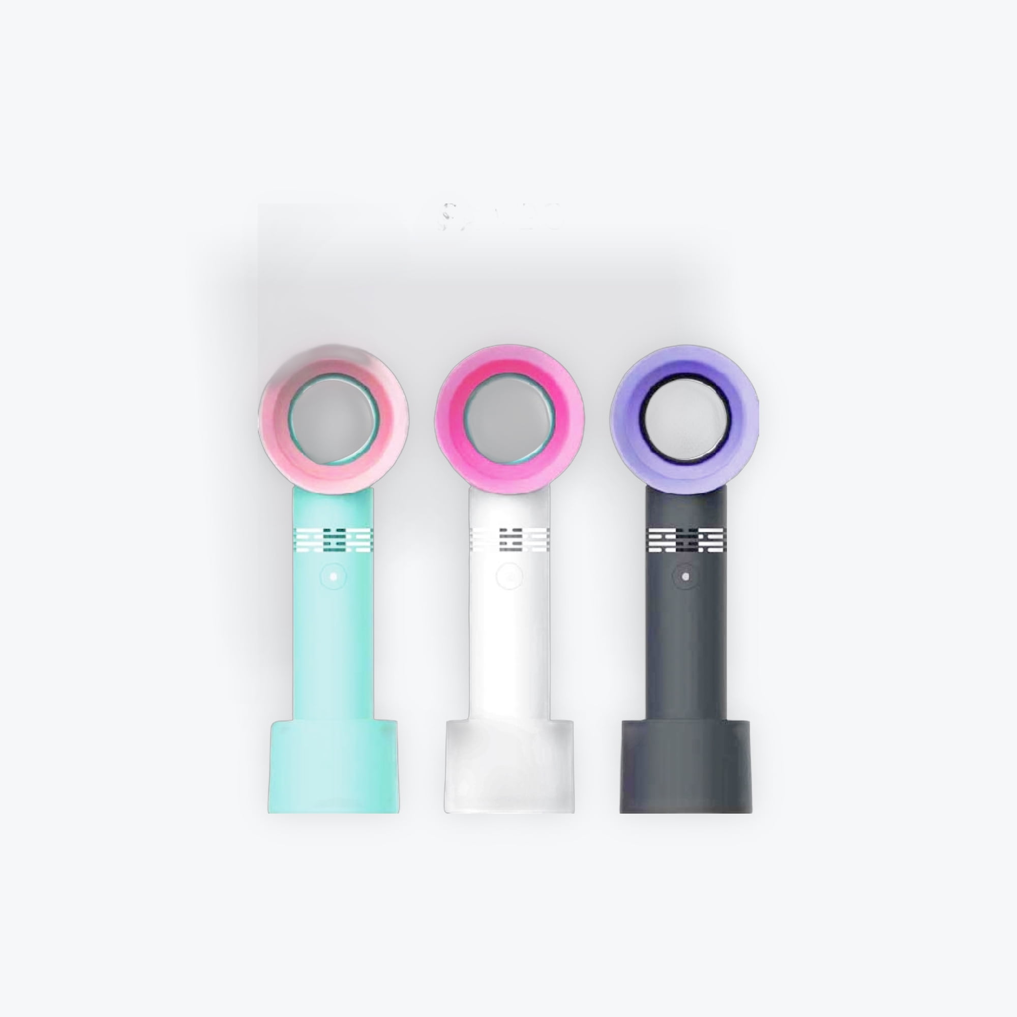 Solo Beauty Supply - Bladeless Portable Mini Beauty Fan White - Walmart.com