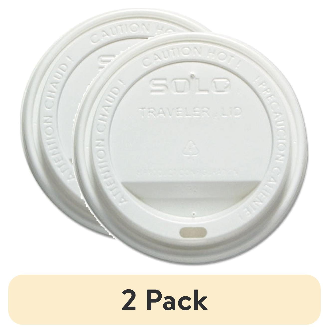 (2 pack) Solo Cup Company: Dome-Top 16 Oz White Hot Paper Cup Lids, 12 ...