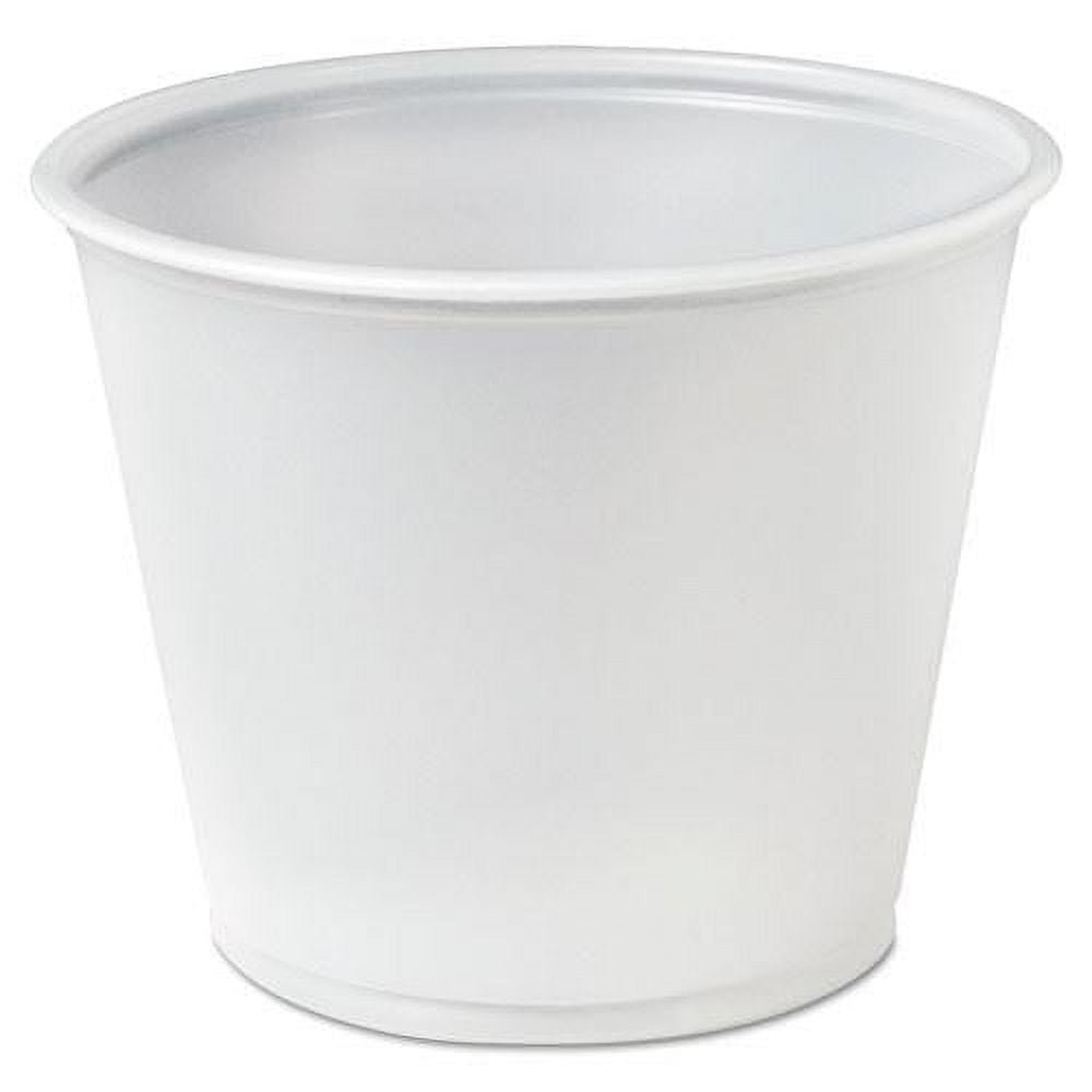 SOLO Cup Company Plastic SoufflÃ© Portion Cups, 5 1/2 oz., Translucent ...
