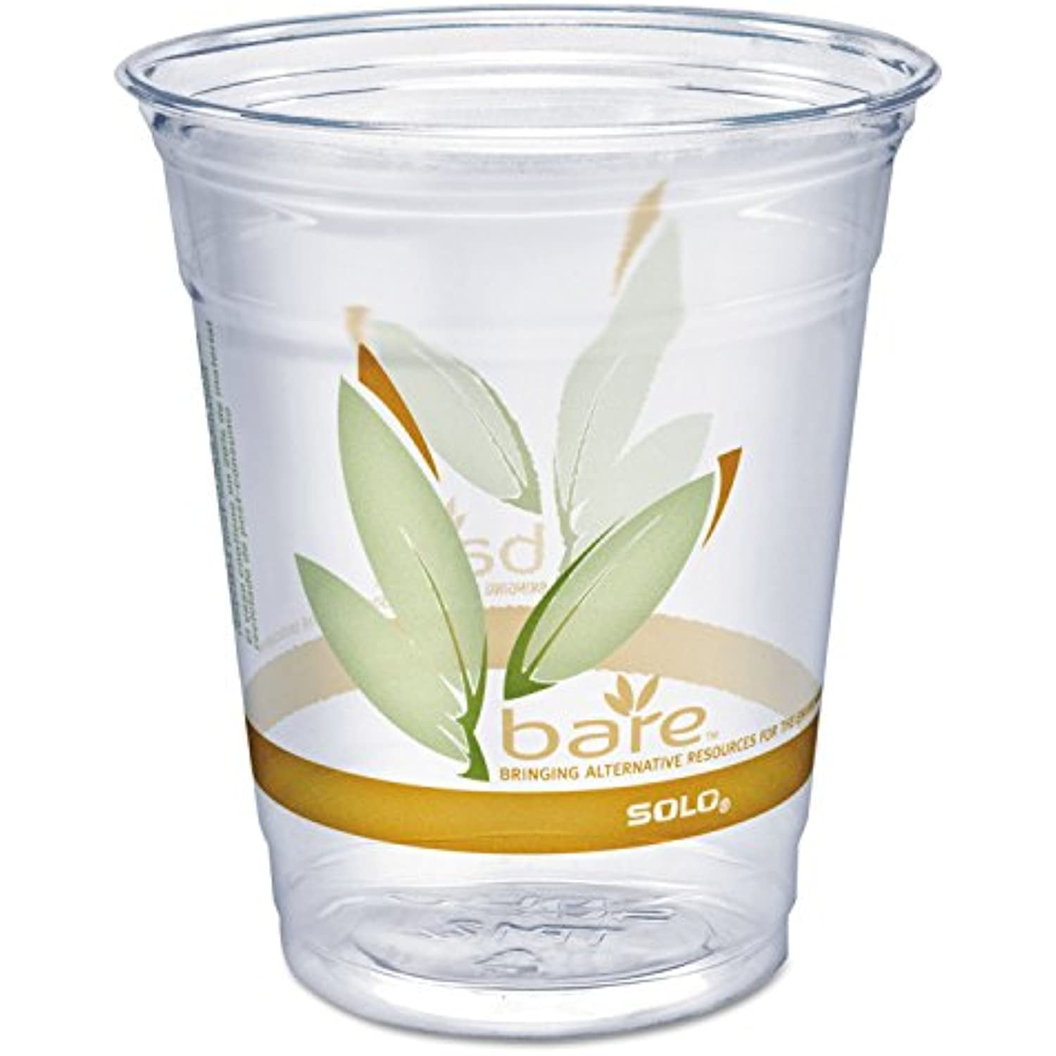 Solo Cup Company Rtp12barepk Bare Eco-Forward Rpet Cold Cups, 12-14 Oz ...