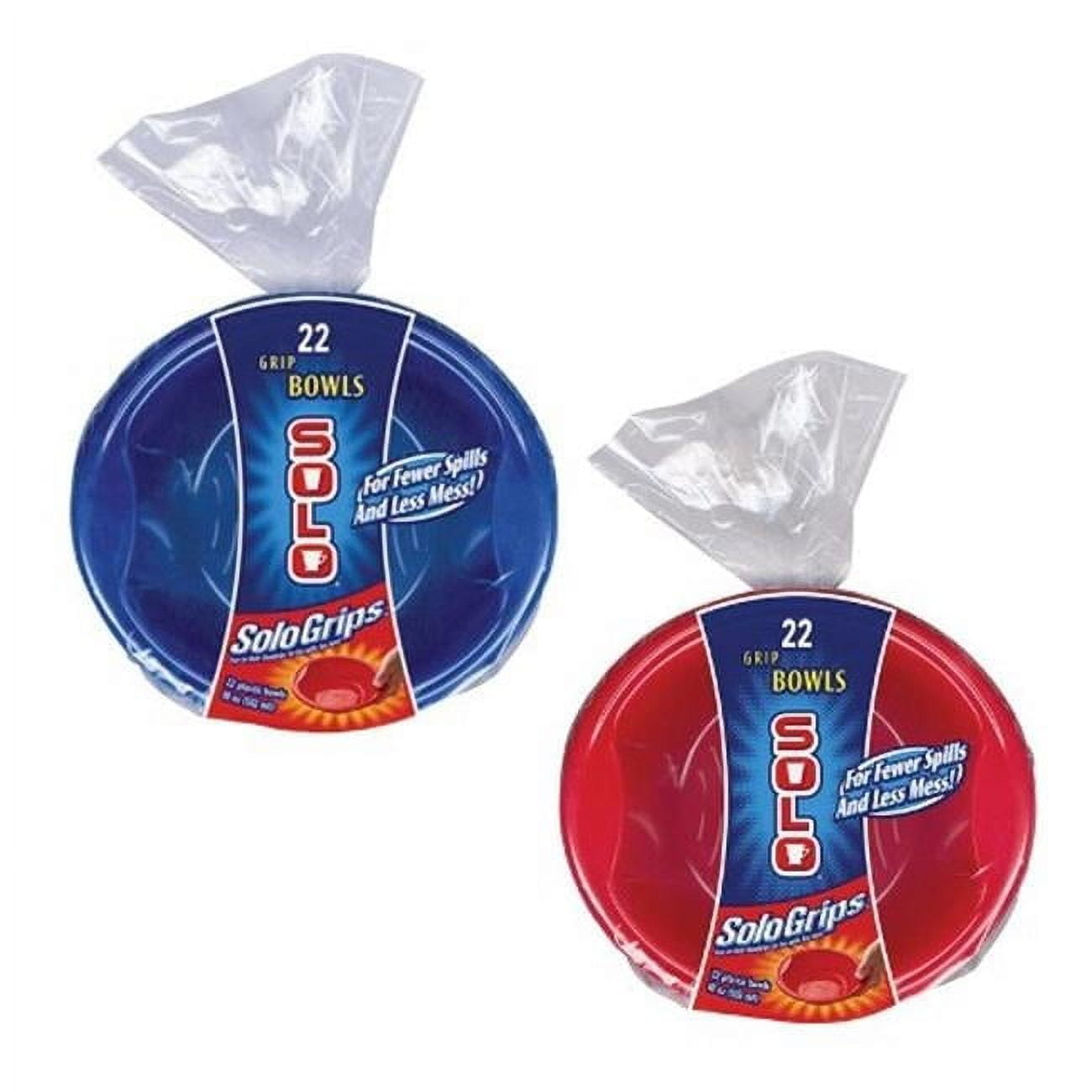Solo Cup SQB20 18 oz Grips Plastic Bowl - pack of 12 - Walmart.com