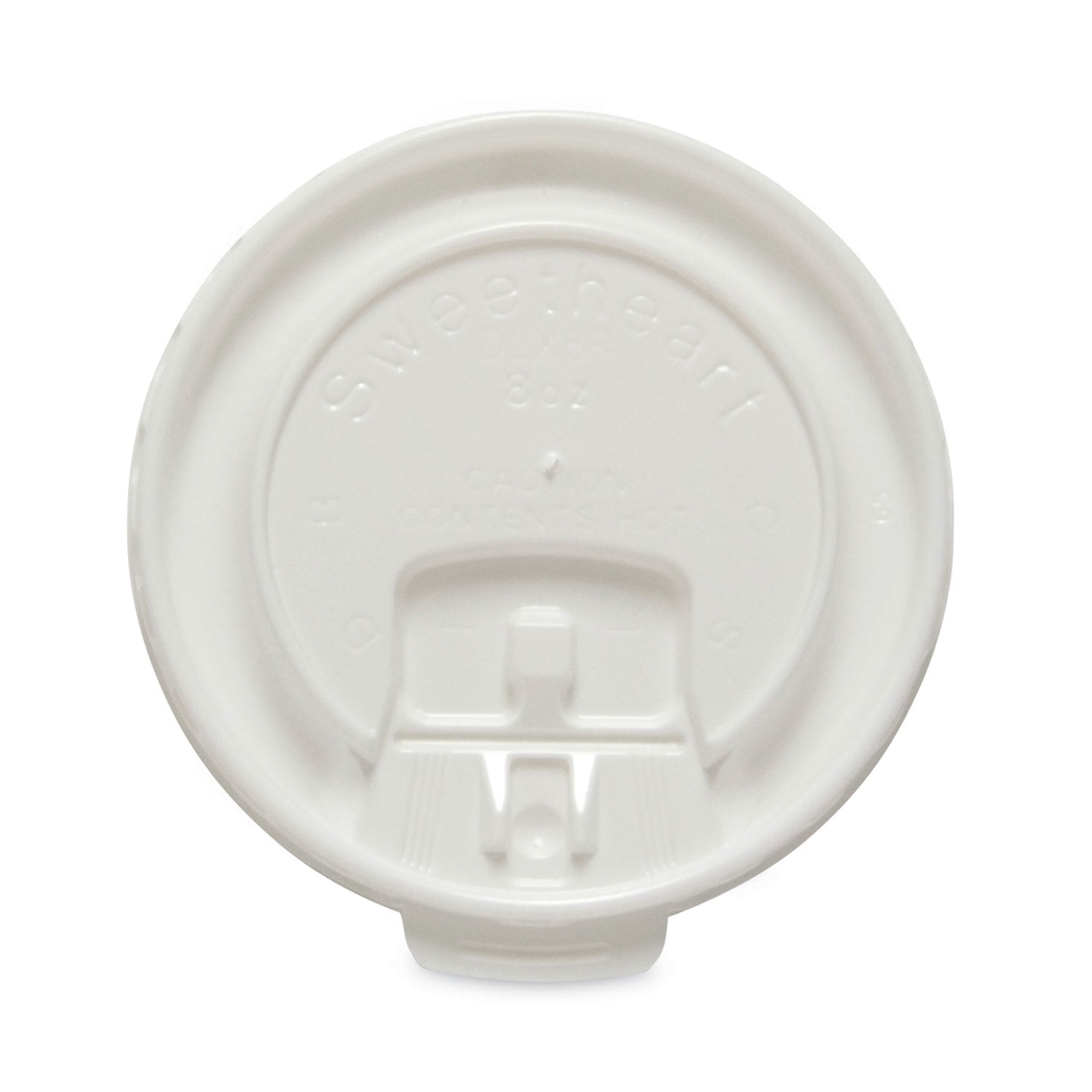 SOLO® LID,LCK TAB,8OZ,100/PK,WH DLX8R-00007 - Walmart.com