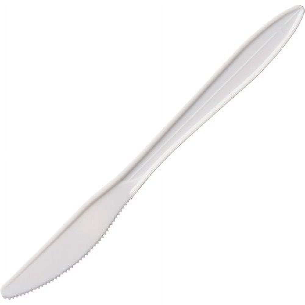 Solo Disposable Cutlery - Knife - 1 x Knife - Disposable - White - 1000 ...