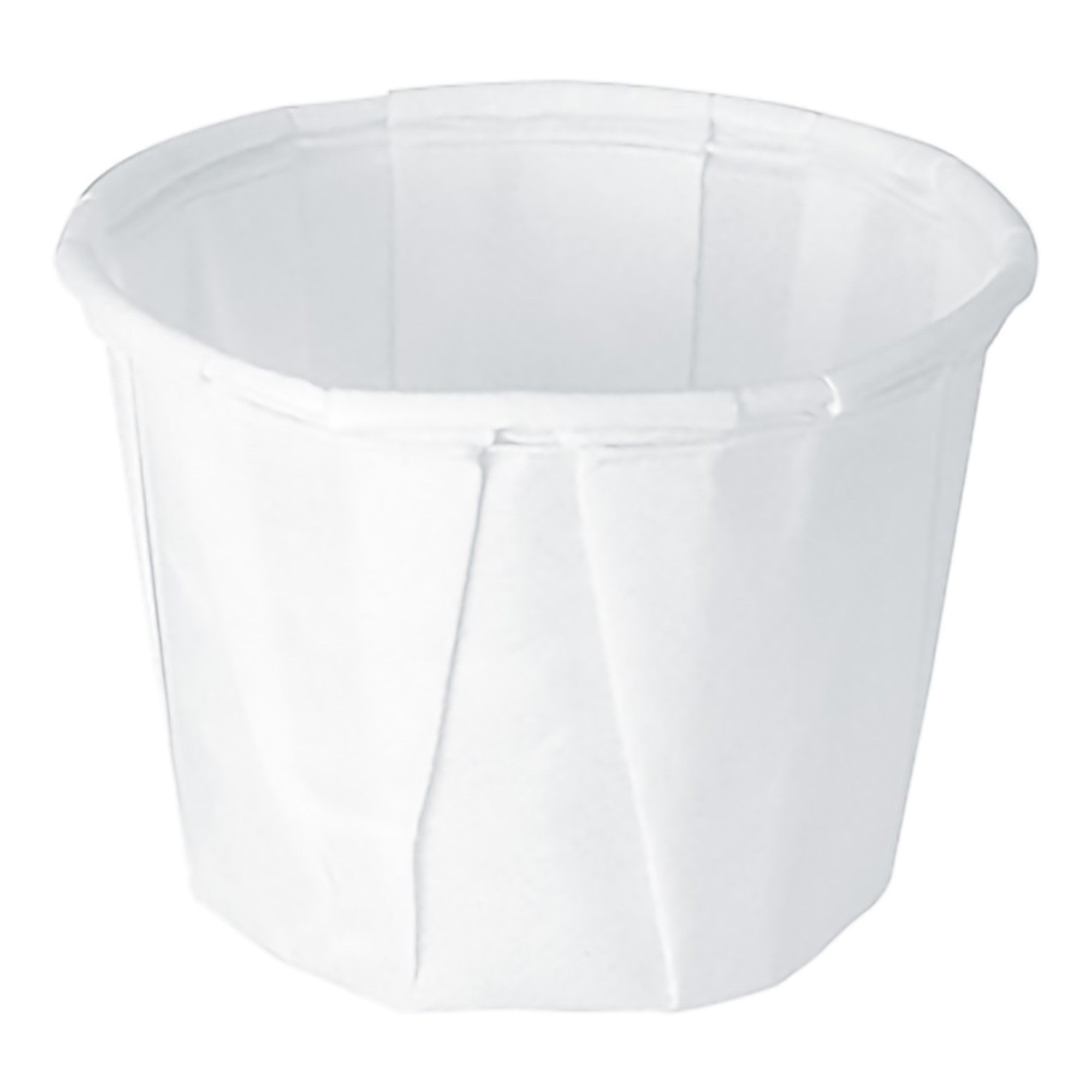 Solo Small Disposable Souffle Cup for Hot & Cold, White Paper, 0.5 oz ...