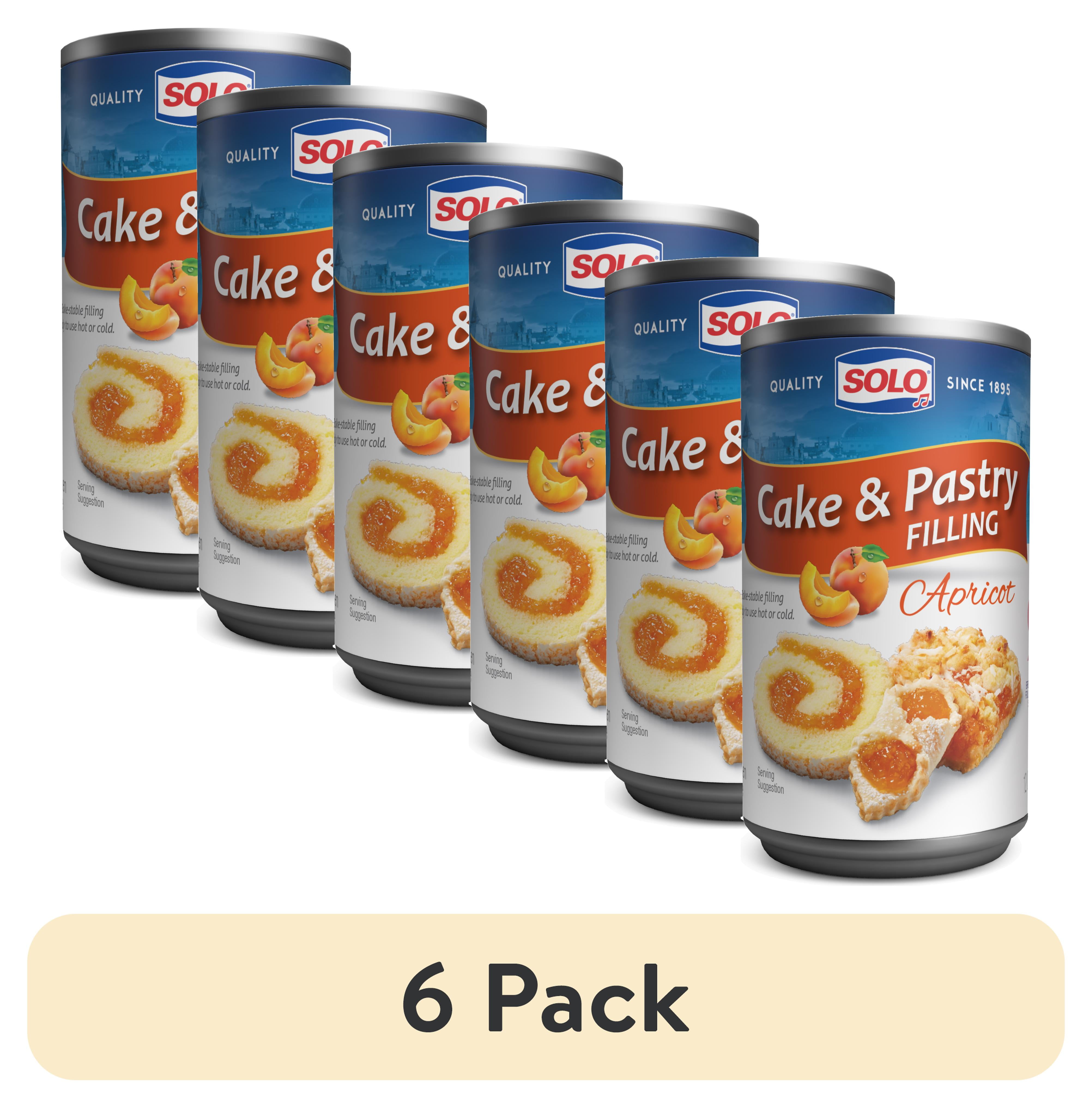(6 pack) Solo Gluten-Free Apricot Cake & Pastry Paste Filling, 12 oz ...