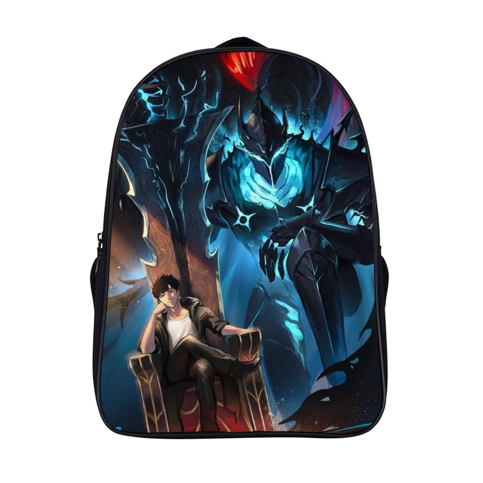 Solo Leveling 16 Inch Backpack with 2 Compartment, Large Capacity ...