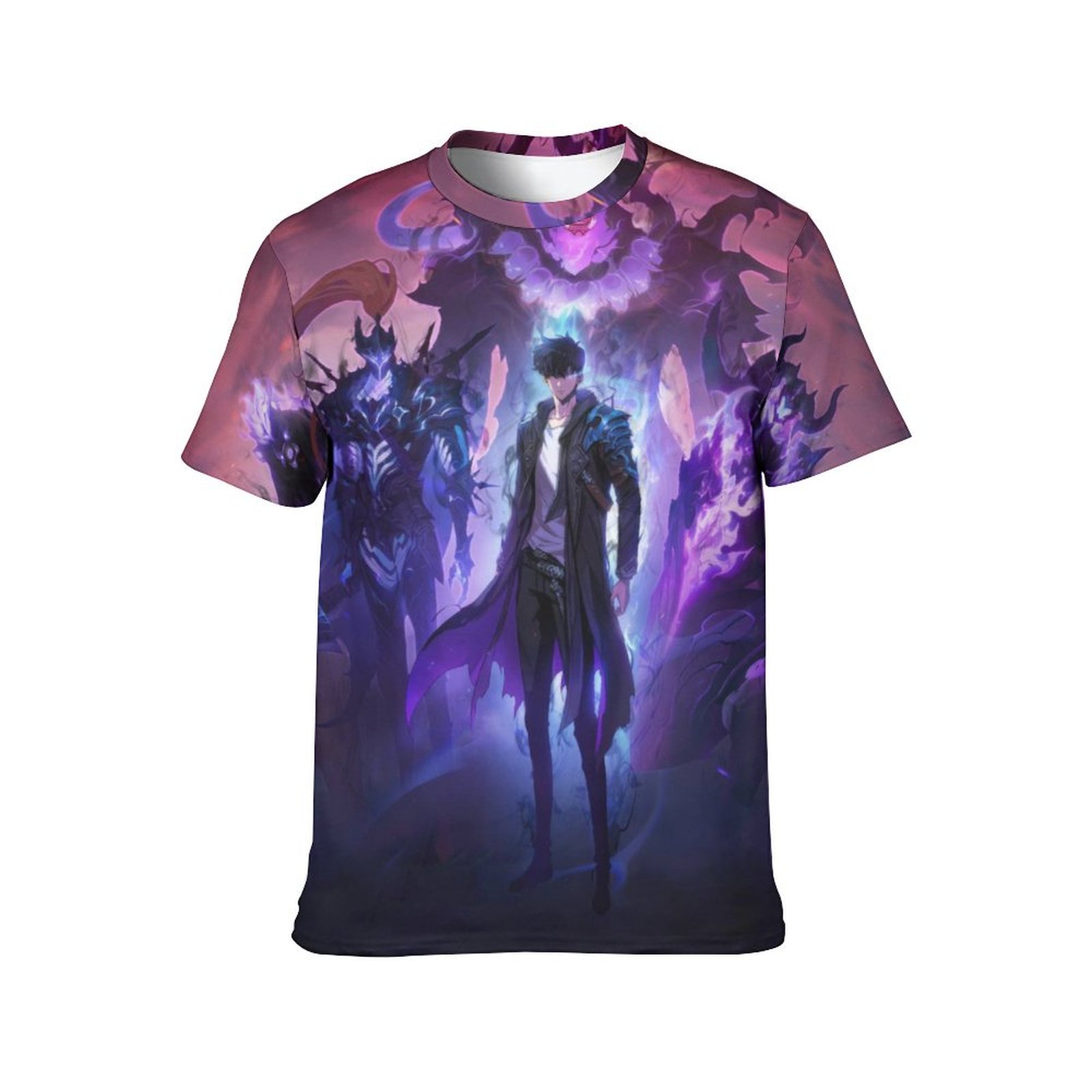Solo Leveling 3d Print Graphic T Shirt Short Sleeve Summer T-Shirt ...