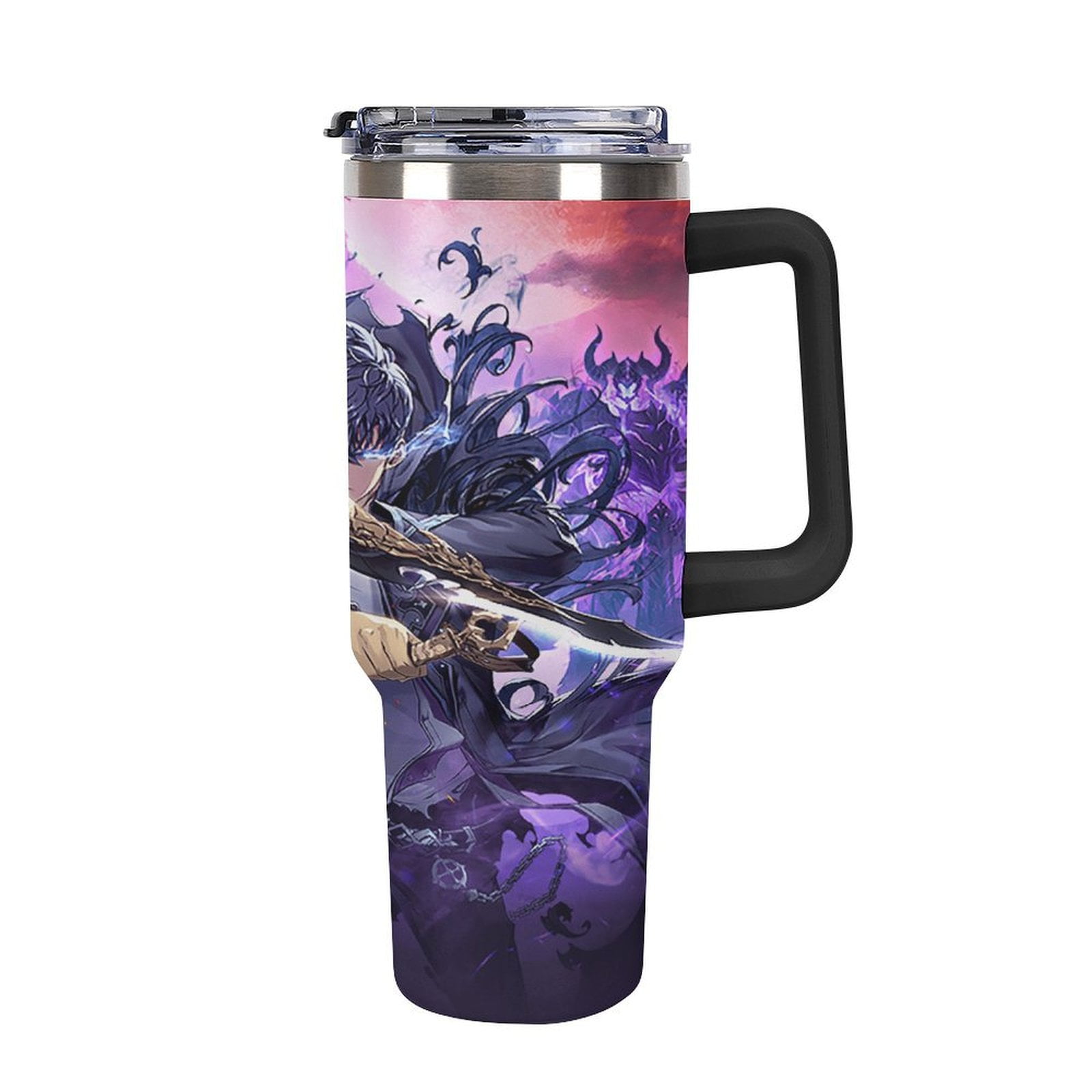 Solo Leveling 40oz Water Bottle Fits in Cup Holder Stainless Steel ...