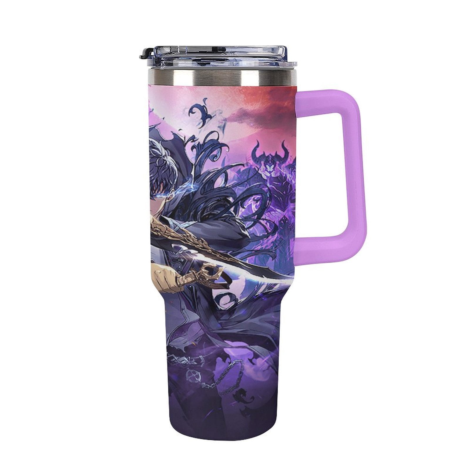 Solo Leveling 40oz Water Bottle Fits in Cup Holder Stainless Steel ...