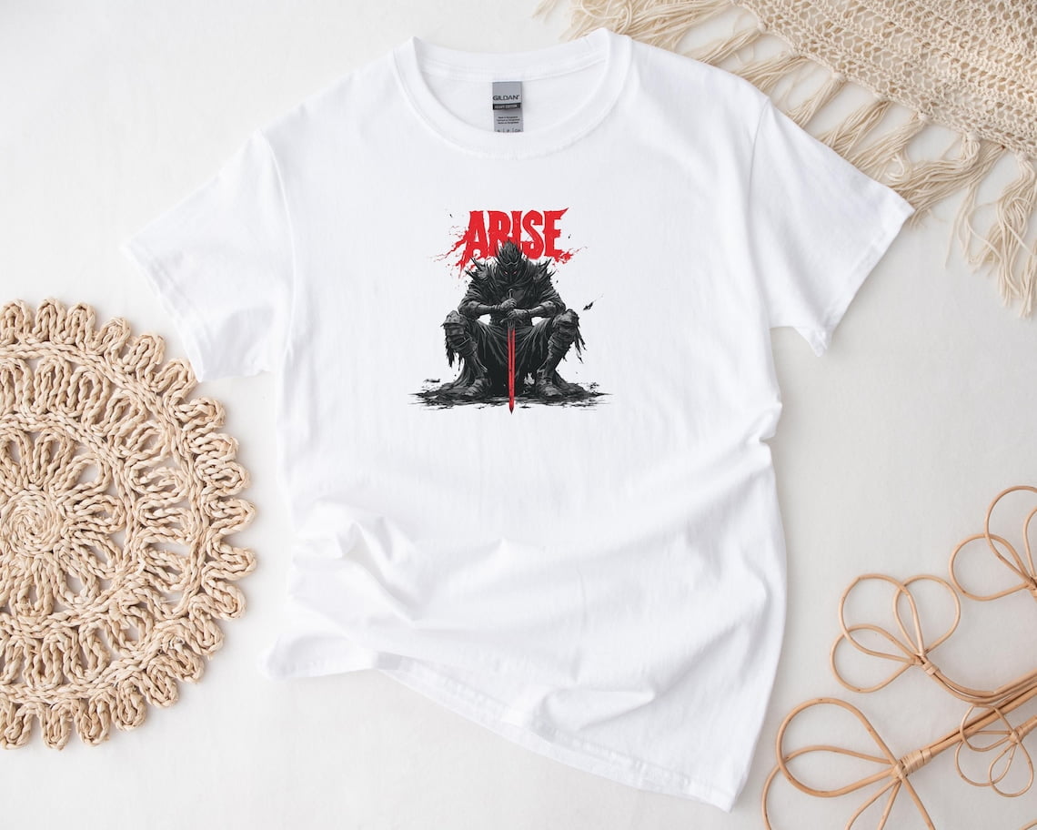 Solo Leveling "ARISE" T-Shirt - Igris Fanart - Shadow Monarch Anime Tee ...