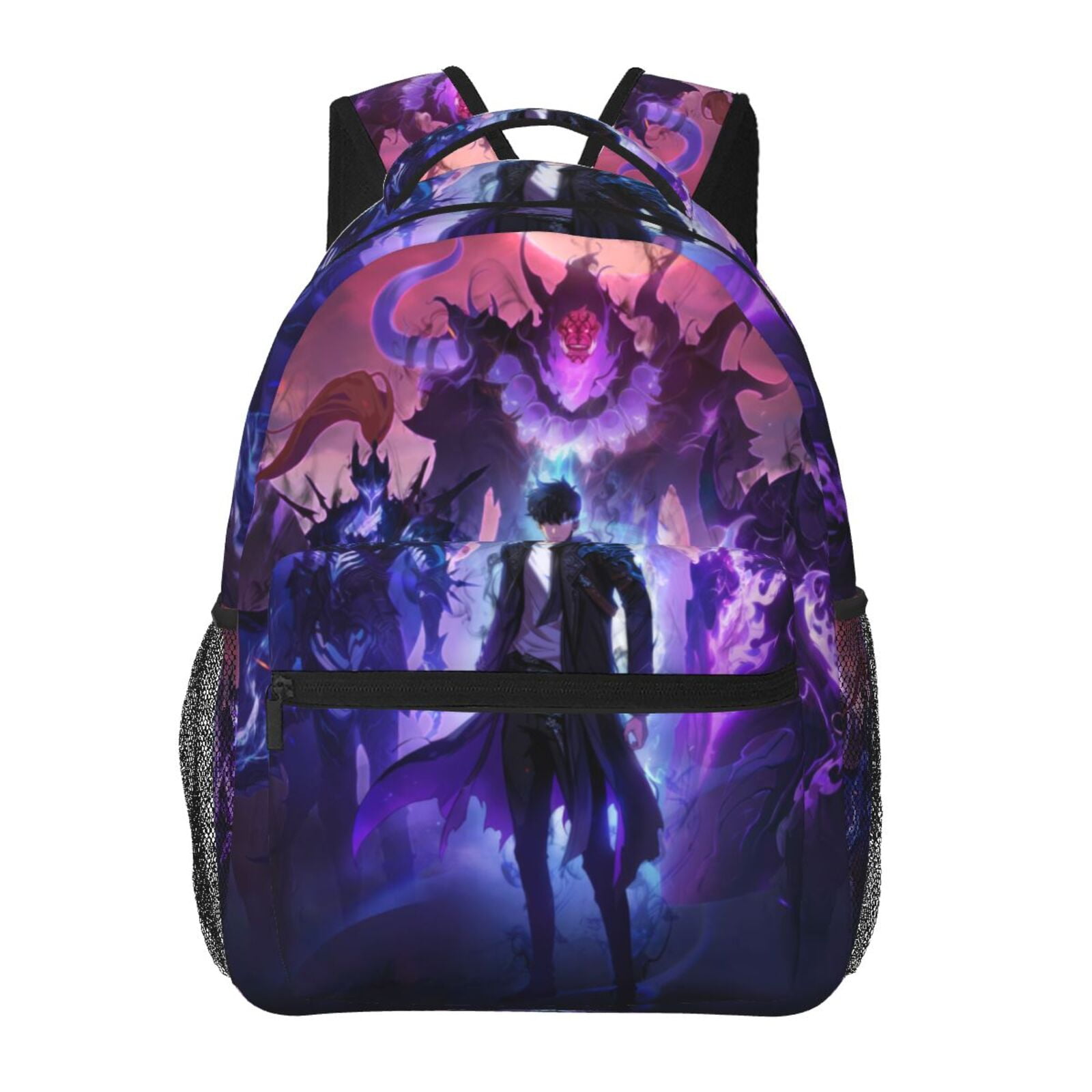 Solo Leveling Adjustable Laptop Backpack School Student Book Bag ...