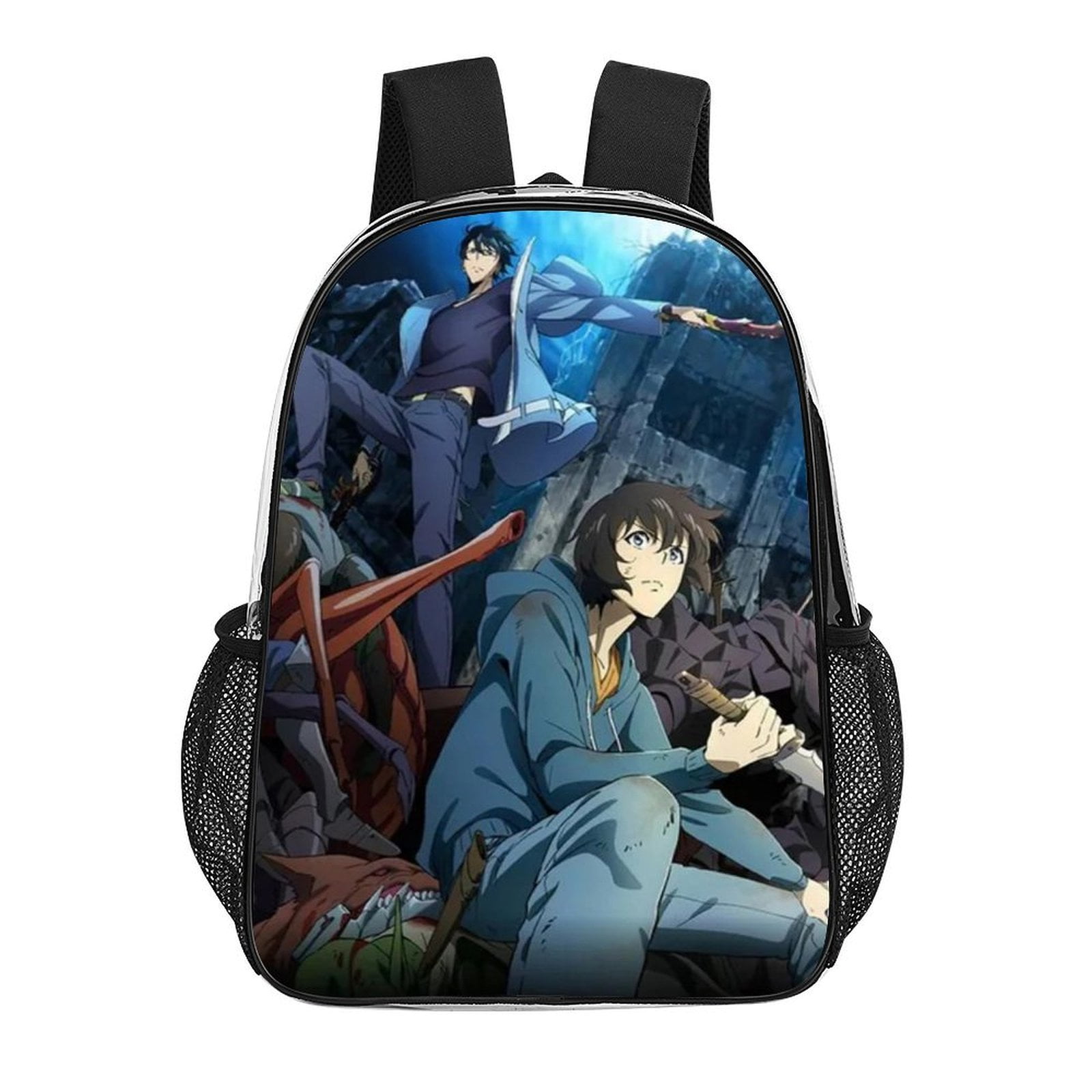 Solo Leveling Anime Clear Backpack Laptop Daypack School Bookbag Large ...