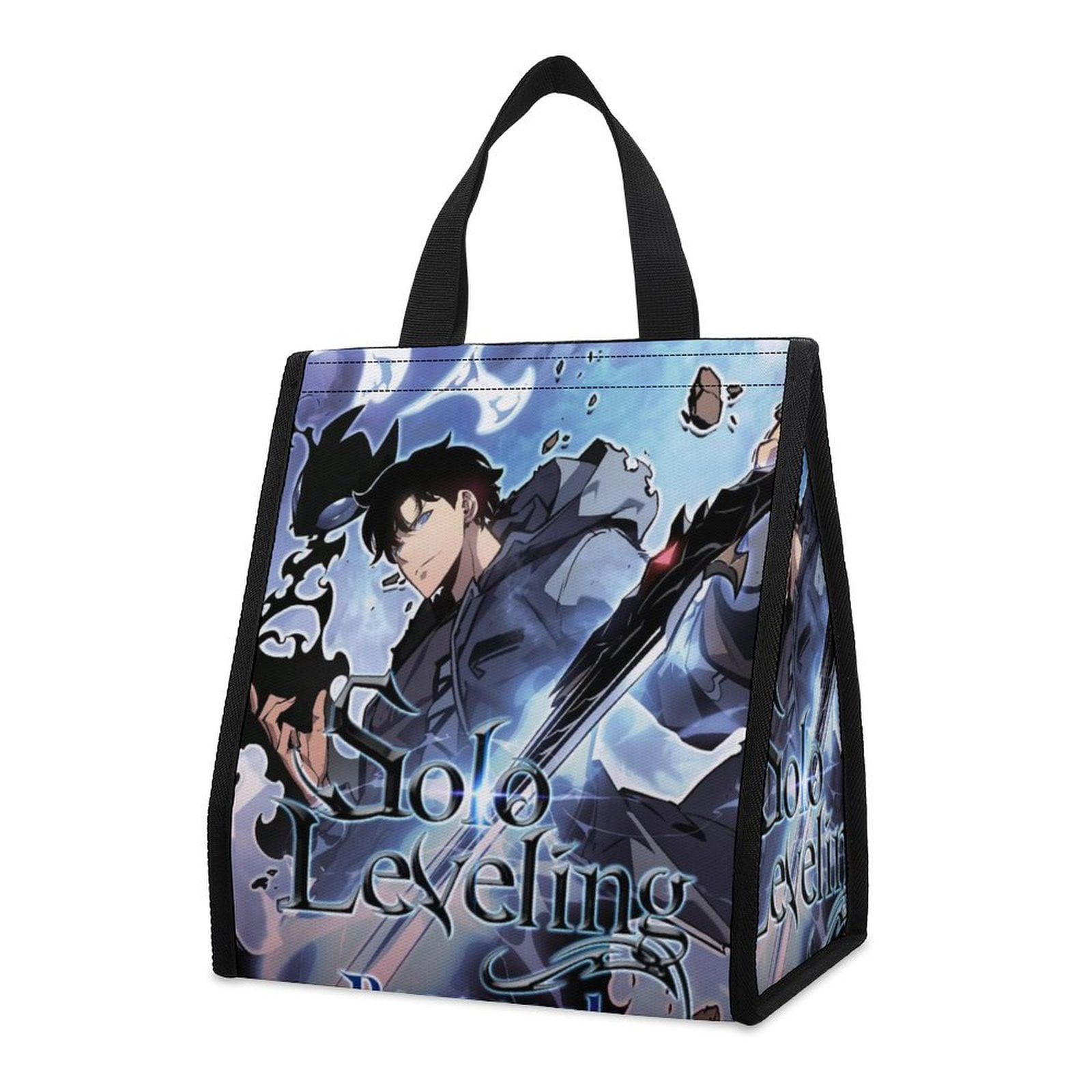 Solo Leveling Anime Folding Insulated Lunch Bag Portable Lunchbag ...