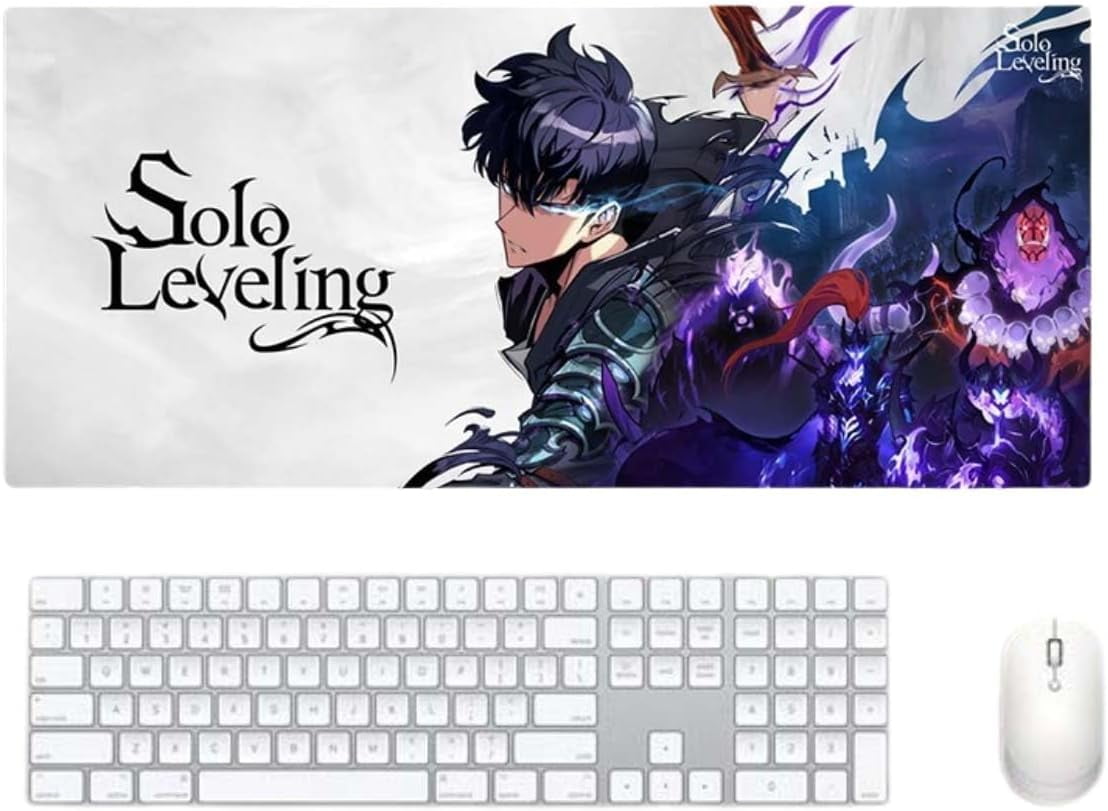 Solo Leveling Anime Game Pad Large Sung Jin-Woo Cartoon Gaming Mouse ...