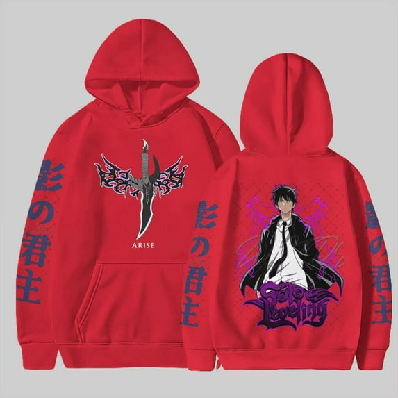 Solo Leveling Anime Hoodie Full Of Charm Man Woman Sung Jin Woo ...