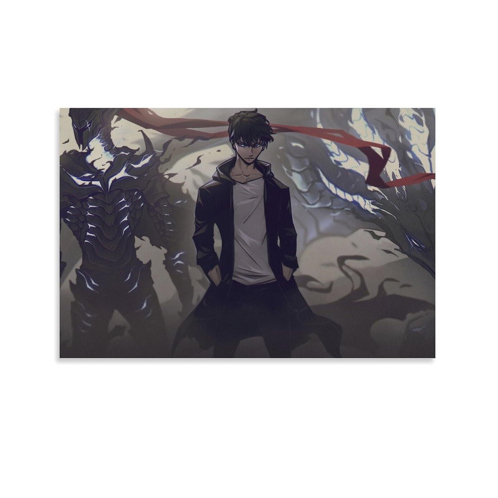Solo Leveling Anime Posters (13) Print Photo Art Painting Canvas Poster ...