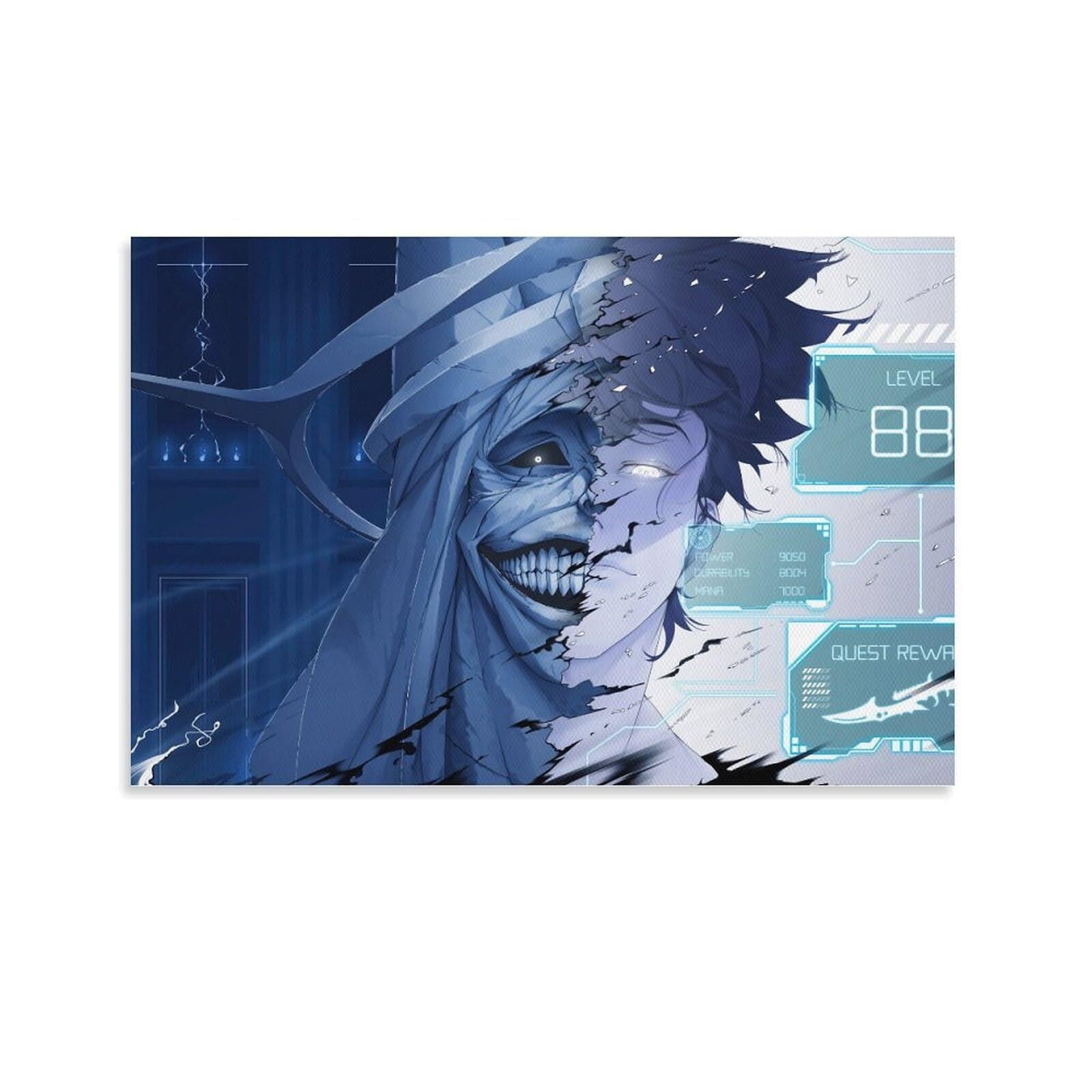 Solo Leveling Anime Posters (4) Print Photo Art Painting Canvas Poster ...