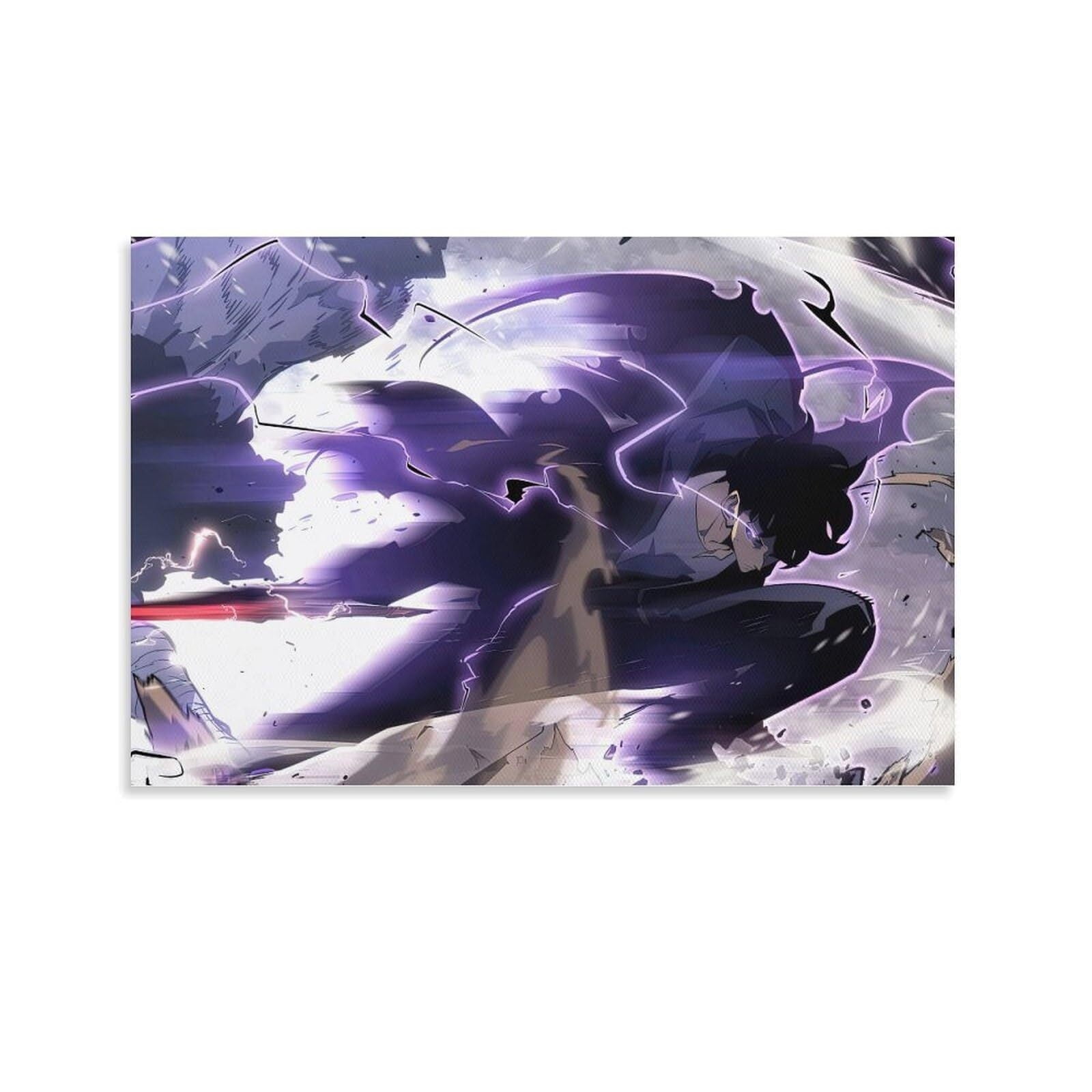 Solo Leveling Anime Posters (6) Canvas Poster Wall Art Picture Prints ...