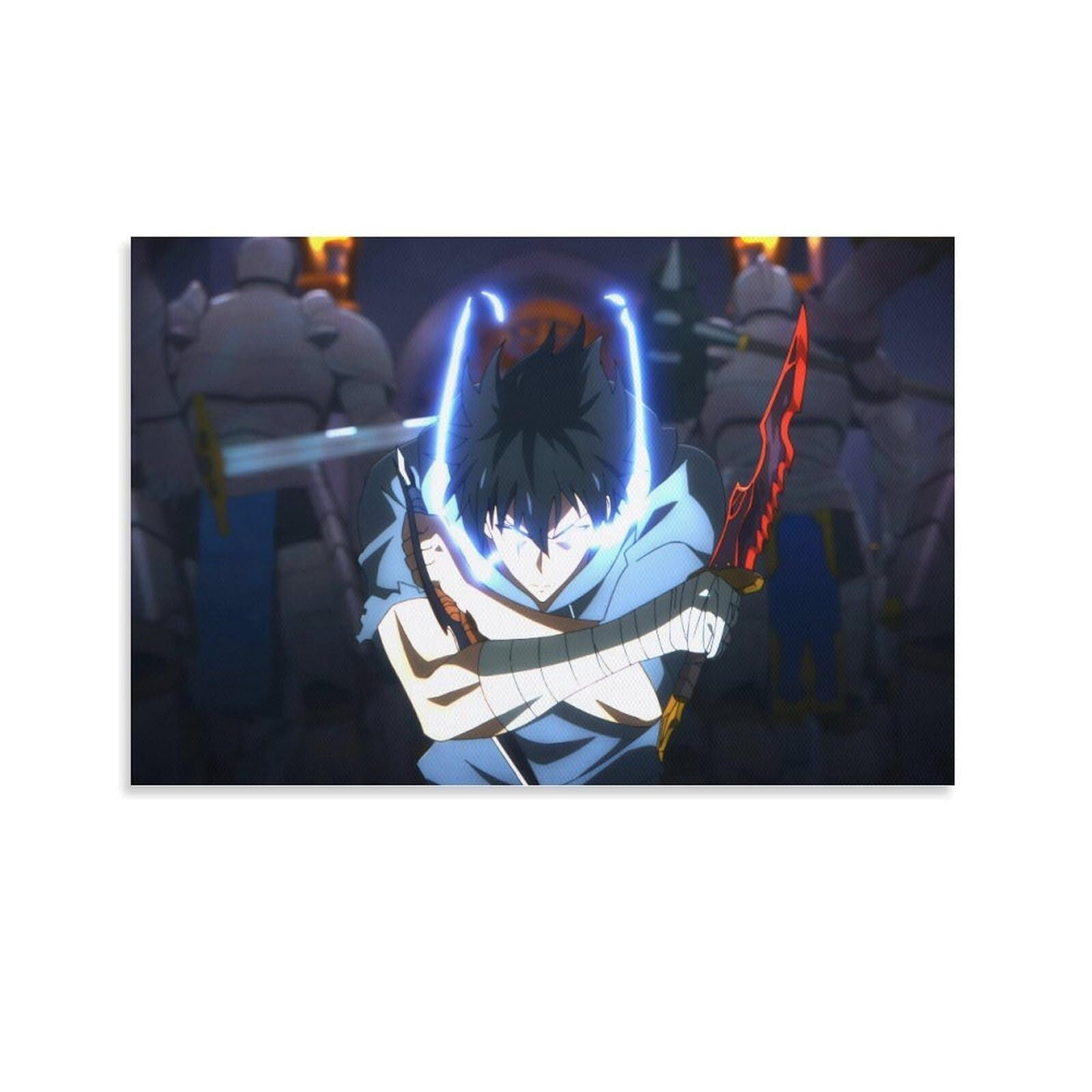 Solo Leveling Anime Posters (8) Canvas Poster Wall Art Picture Prints ...