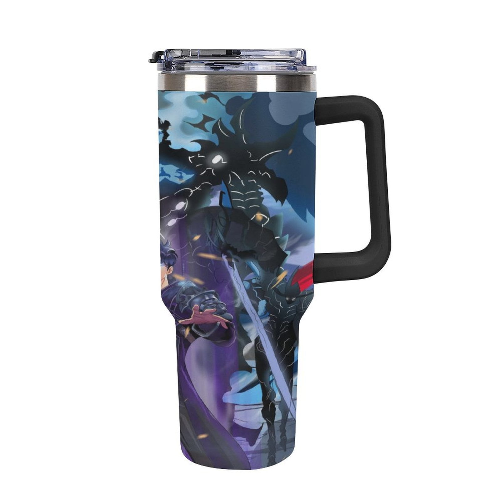 Solo Leveling Arise 40oz Water Bottle Fits in Cup Holder Stainless ...