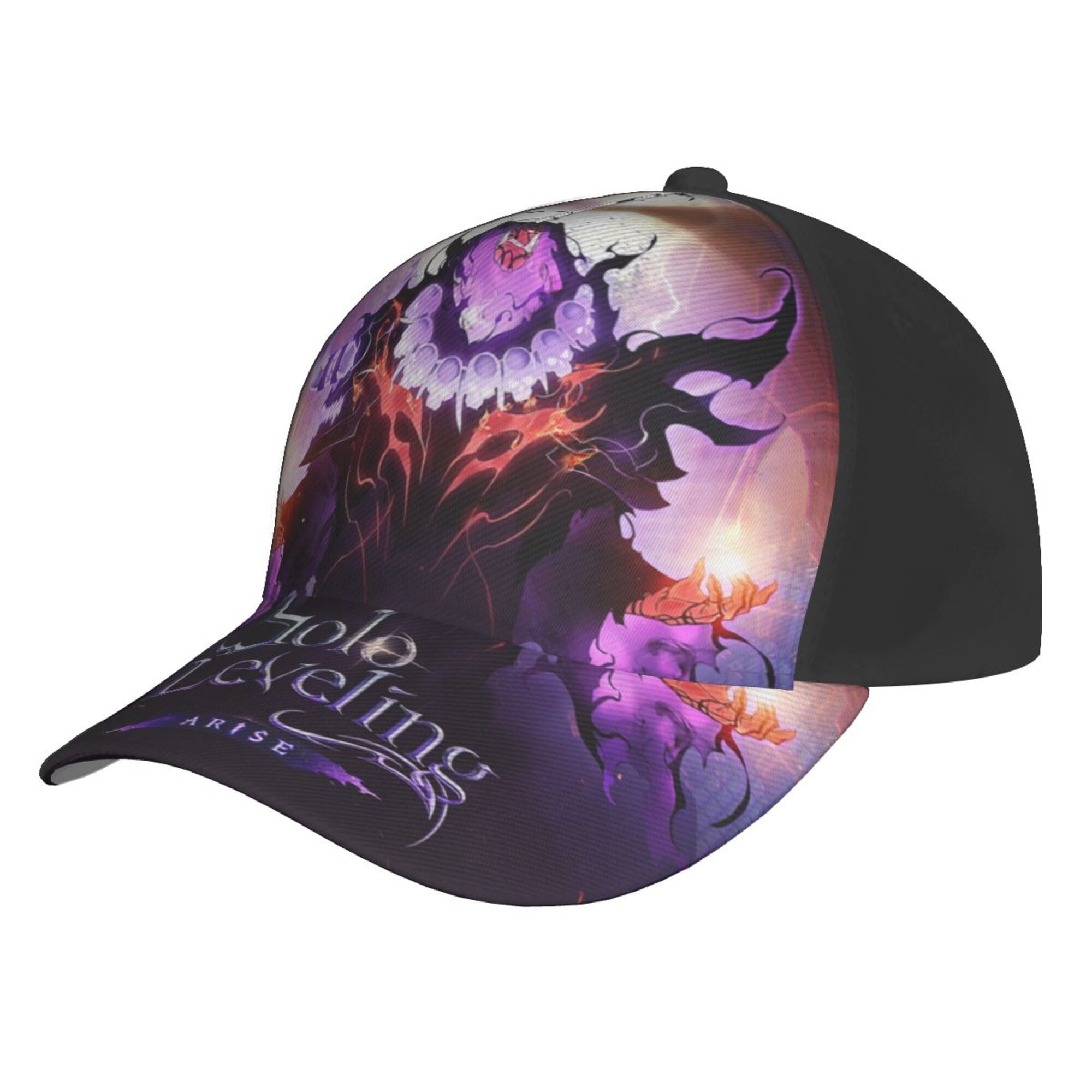 Solo Leveling Arise Brim Bill Baseball Cap Adjustable Snapback Hat Hip ...