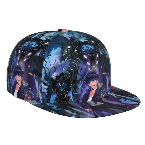 Solo Leveling Arise Brim Bill Baseball Cap Adjustable Snapback Hat Hip ...