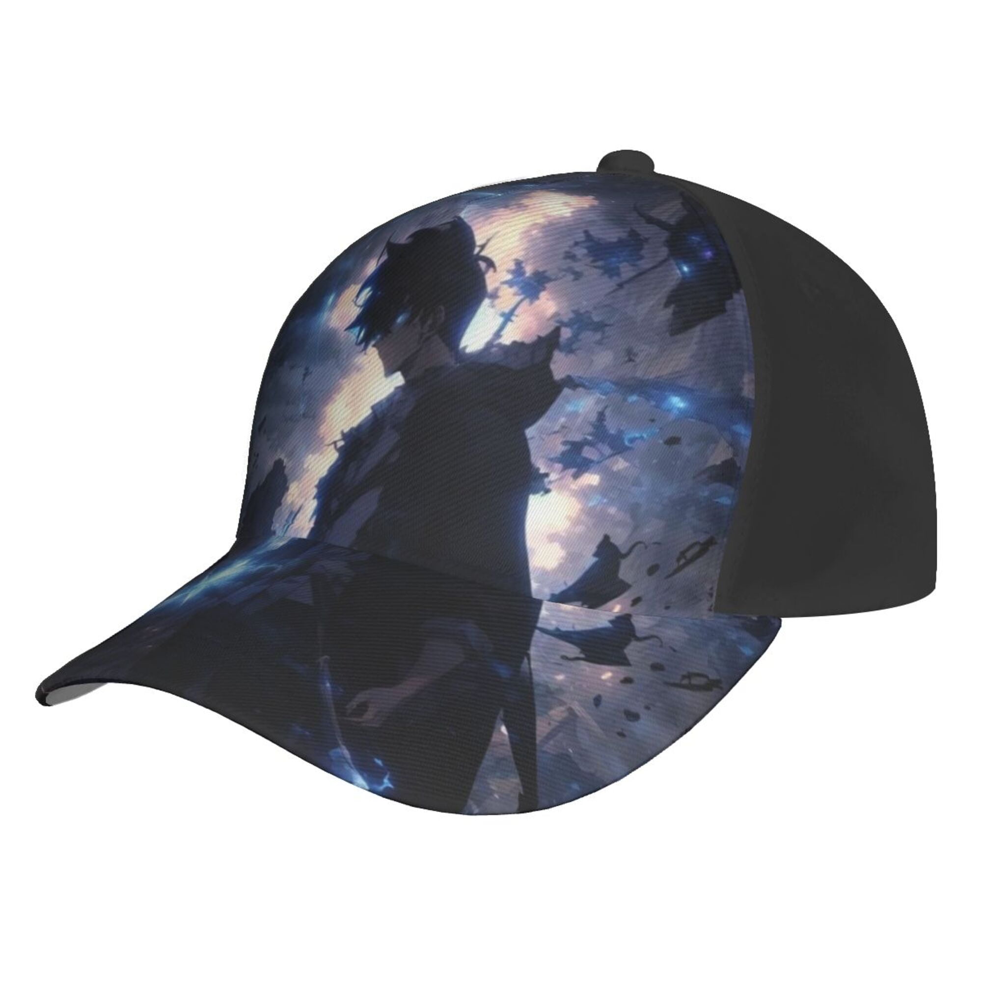 Solo Leveling Arise Brim Bill Baseball Cap Adjustable Snapback Hat Hip ...