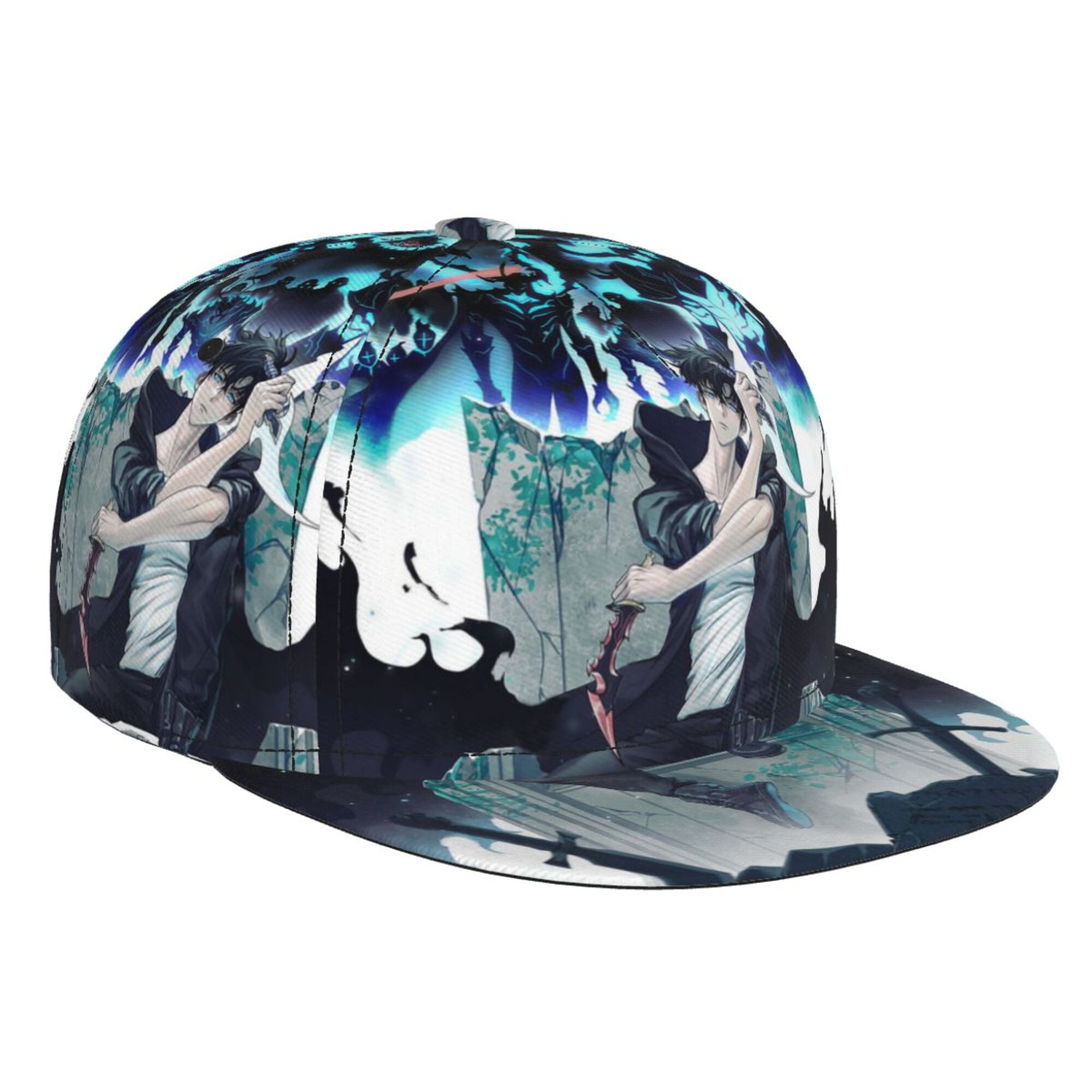 Solo Leveling Arise Brim Bill Baseball Cap Adjustable Snapback Hat Hip ...