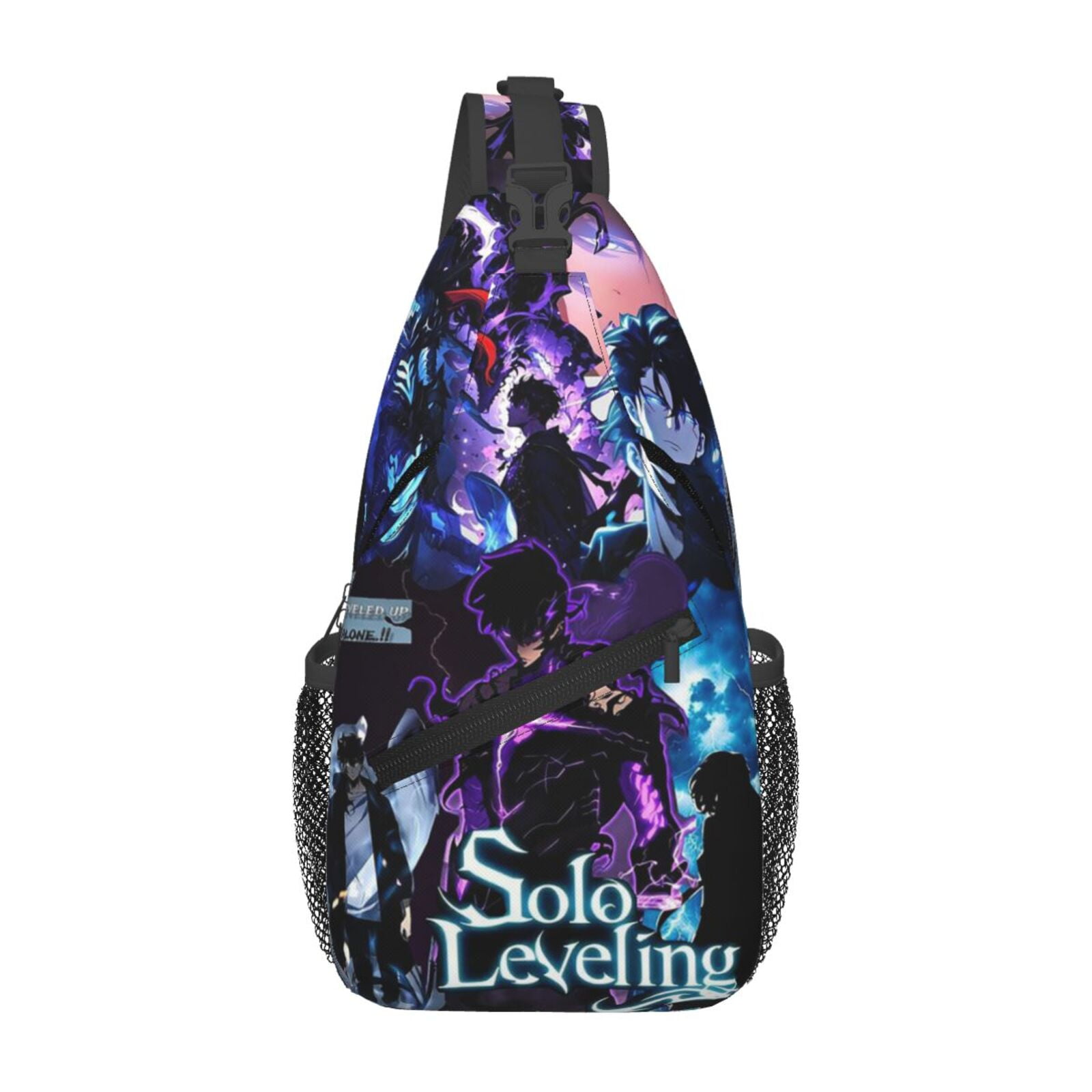 Solo Leveling Arise Crossbody Backpack Sling Bag Travel Hiking Chest ...