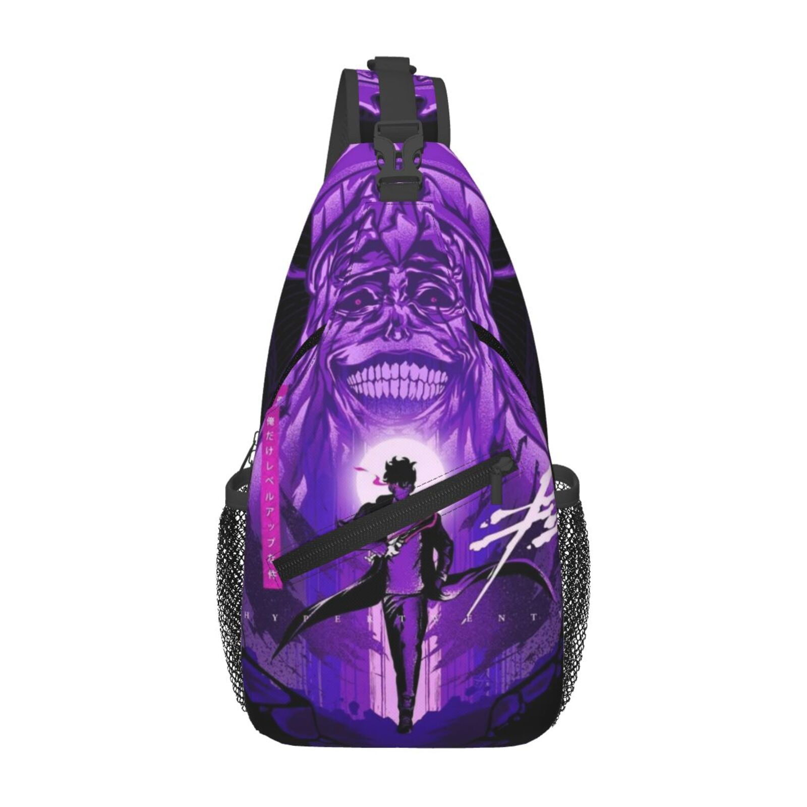 Solo Leveling Arise Crossbody Backpack Sling Bag Travel Hiking Chest ...