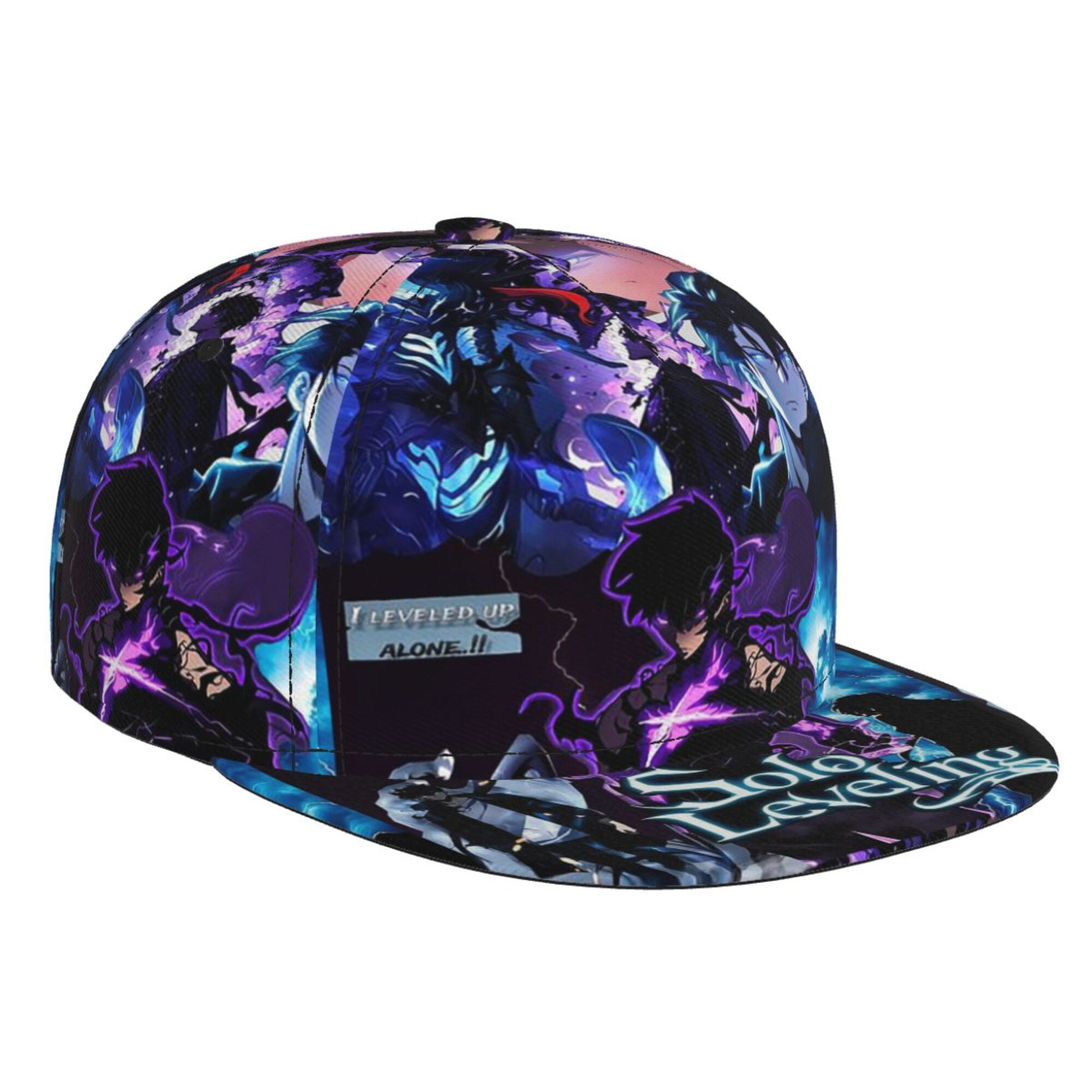 Solo Leveling Arise Flat Brim Bill Baseball Cap Adjustable Hat Hip Hop ...