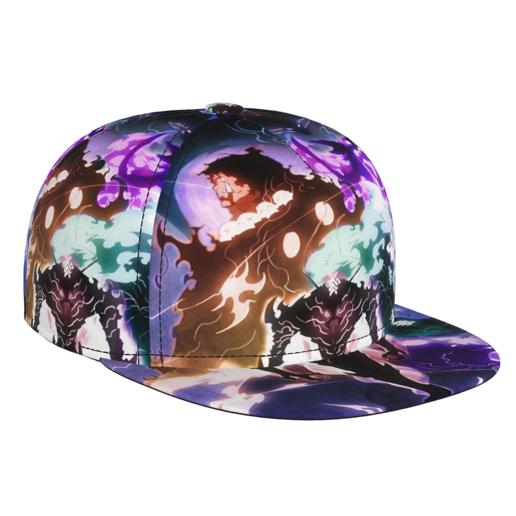 Solo Leveling Arise Flat Brim Bill Baseball Cap Adjustable Hat Hip Hop ...