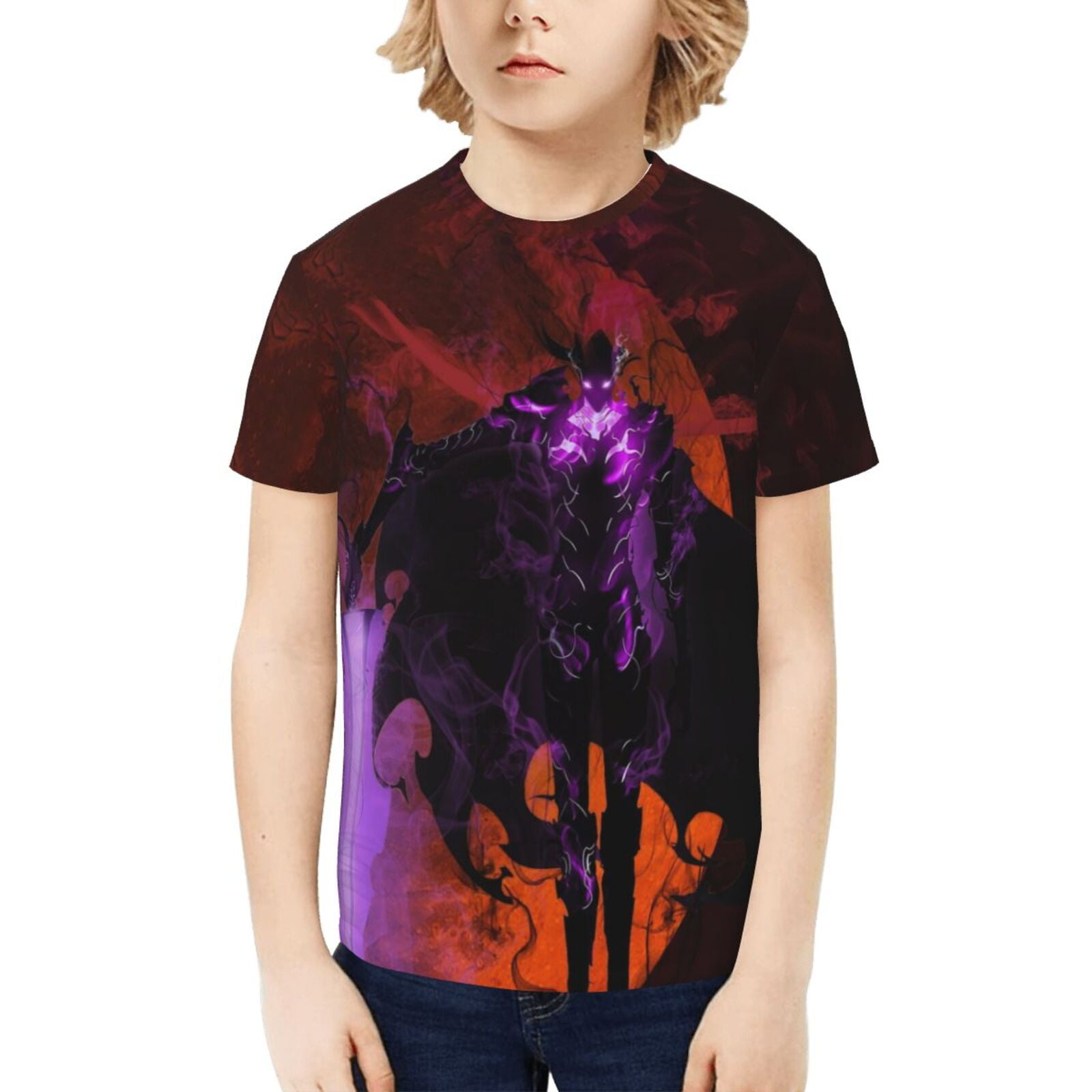 Solo Leveling Arise Graphic T-shirt Short Sleeves 3d Printed Shirts ...