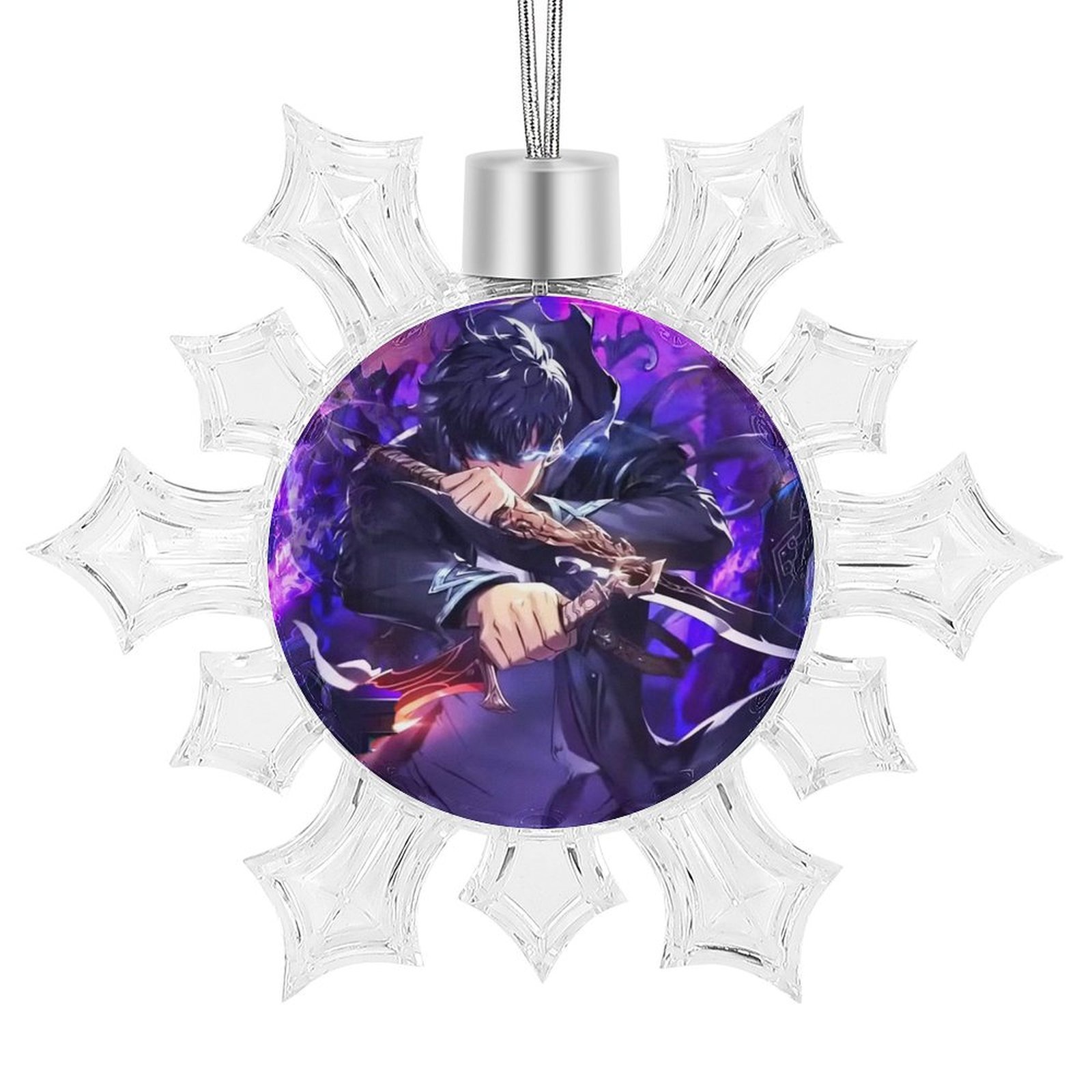 Solo Leveling Arise Snowflake Shaped Christmas Decorative Pendant ...