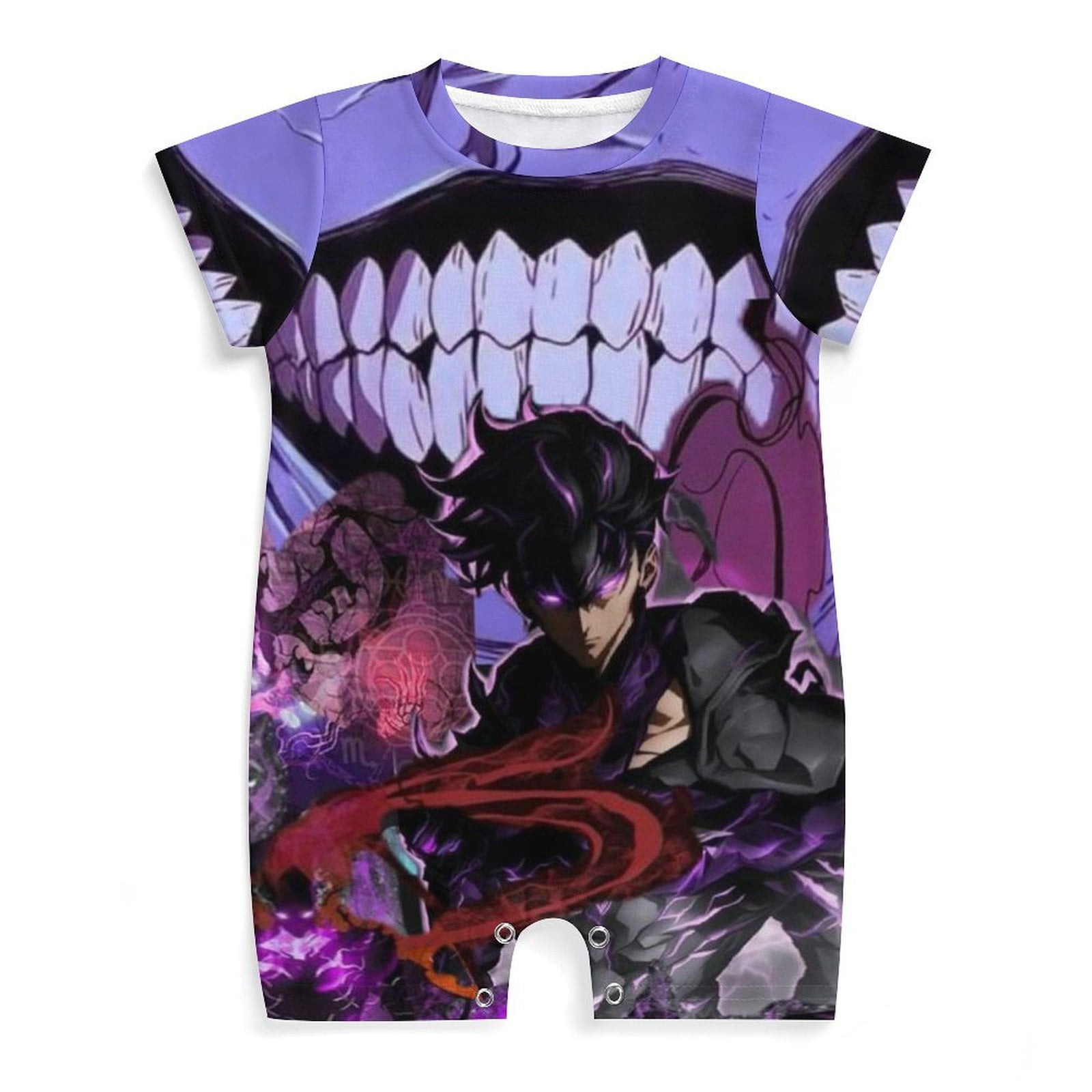 Solo Leveling Baby Romper Short Sleeve Bodysuits Soft Rompers Summer ...