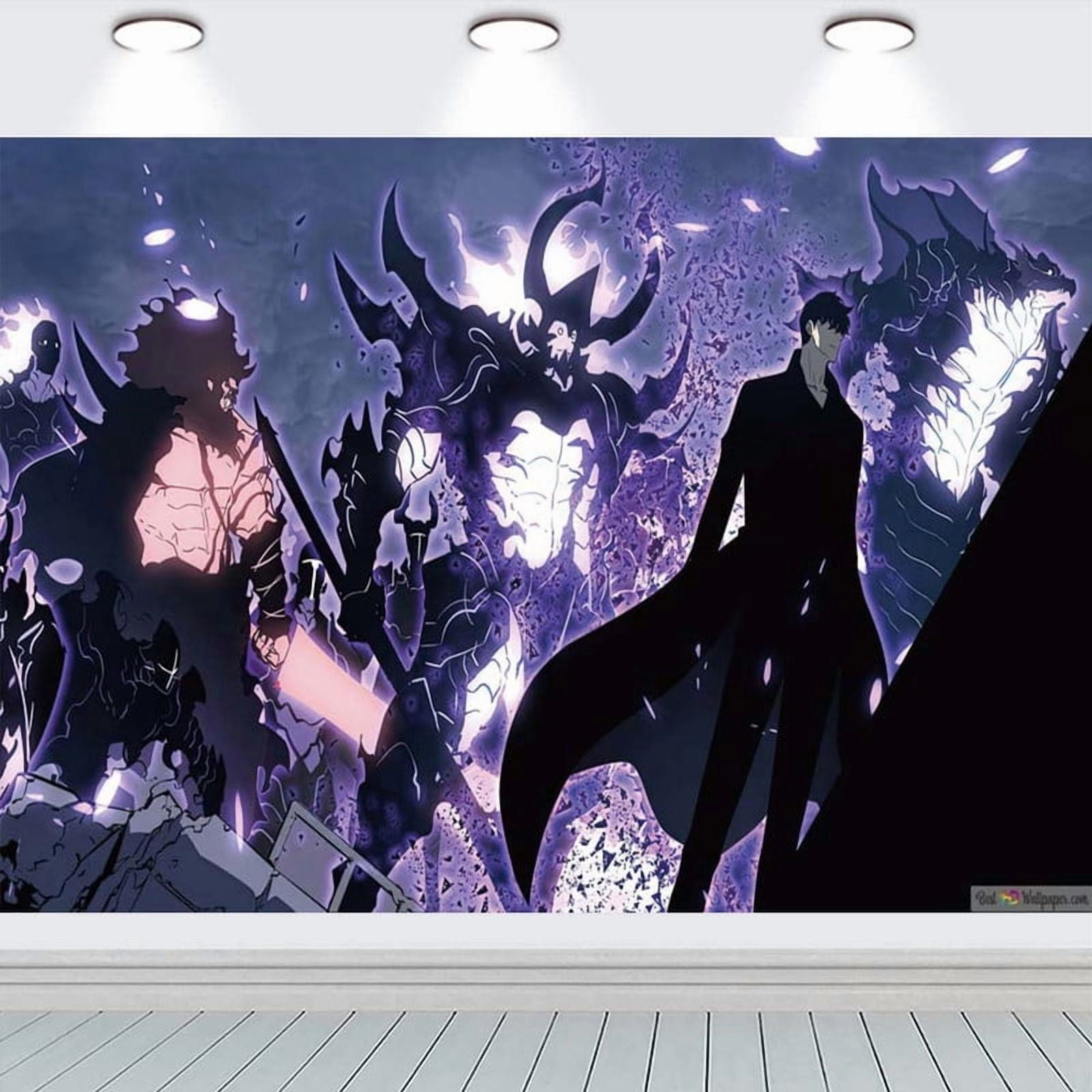Solo Leveling Backdrop Banner Party Supplies Poster Movie Theme ...