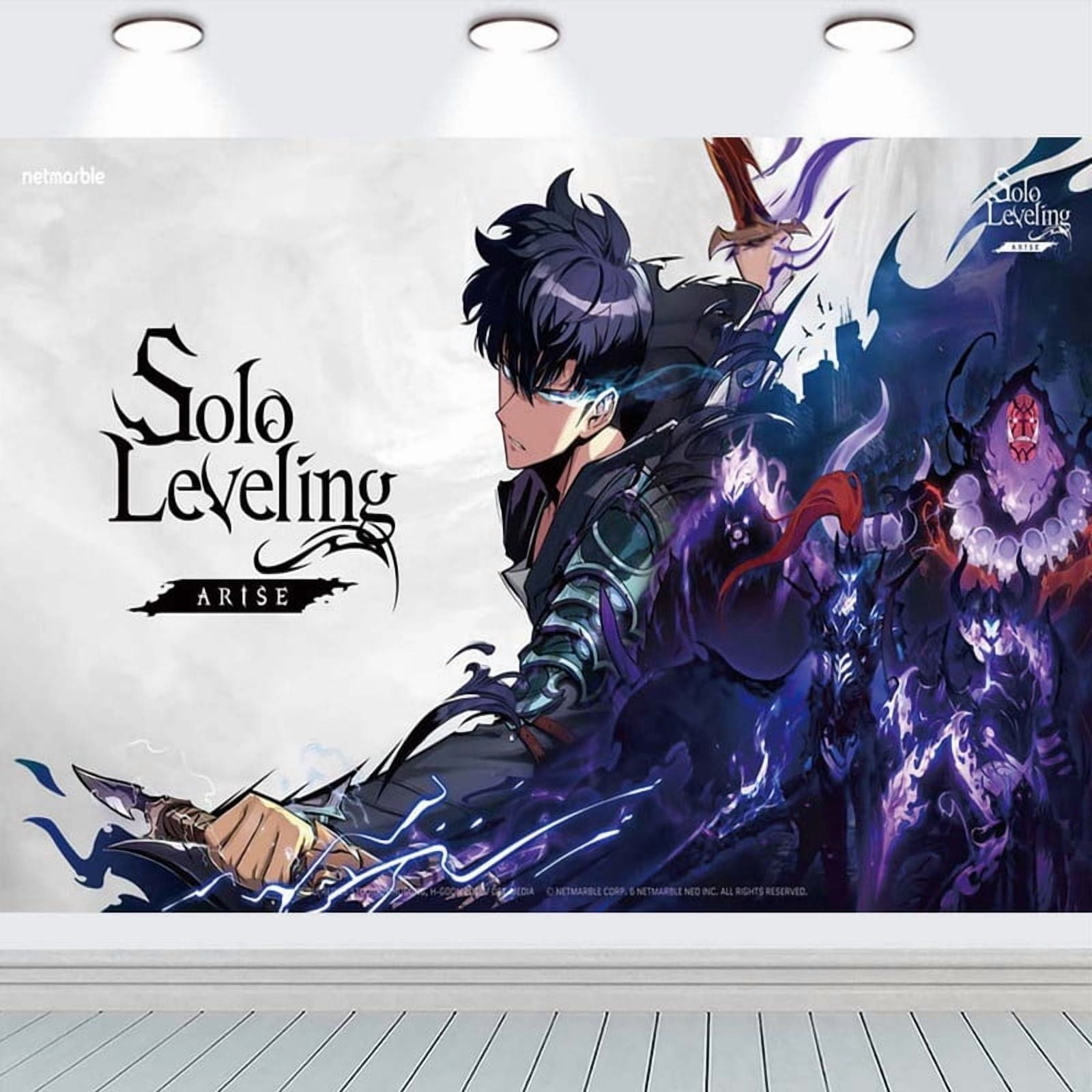 Solo Leveling Backdrop Banner Party Supplies Poster Movie Theme ...