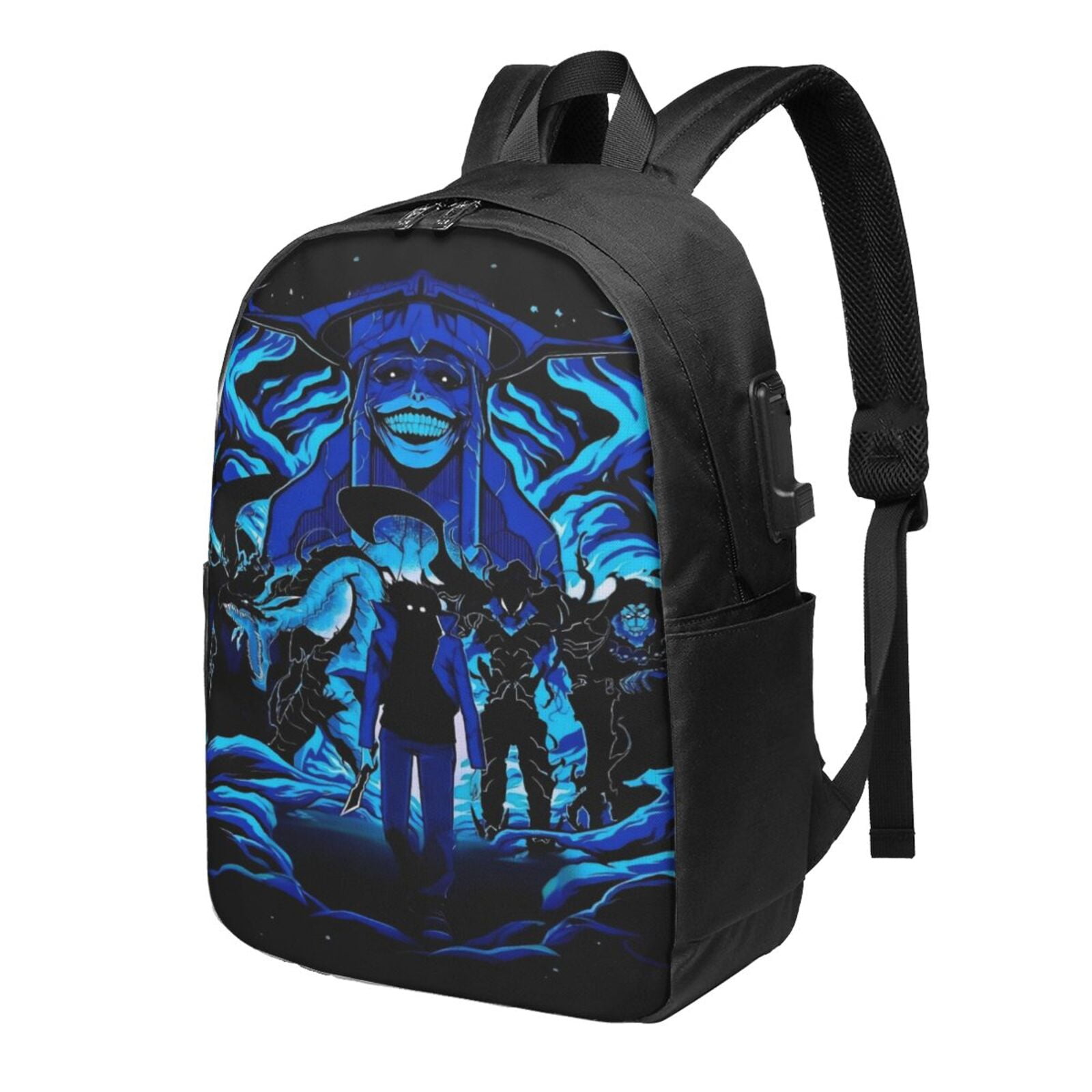 Solo Leveling Backpack Cartoon College Casual Laptop Schoolbag 17 Inch ...