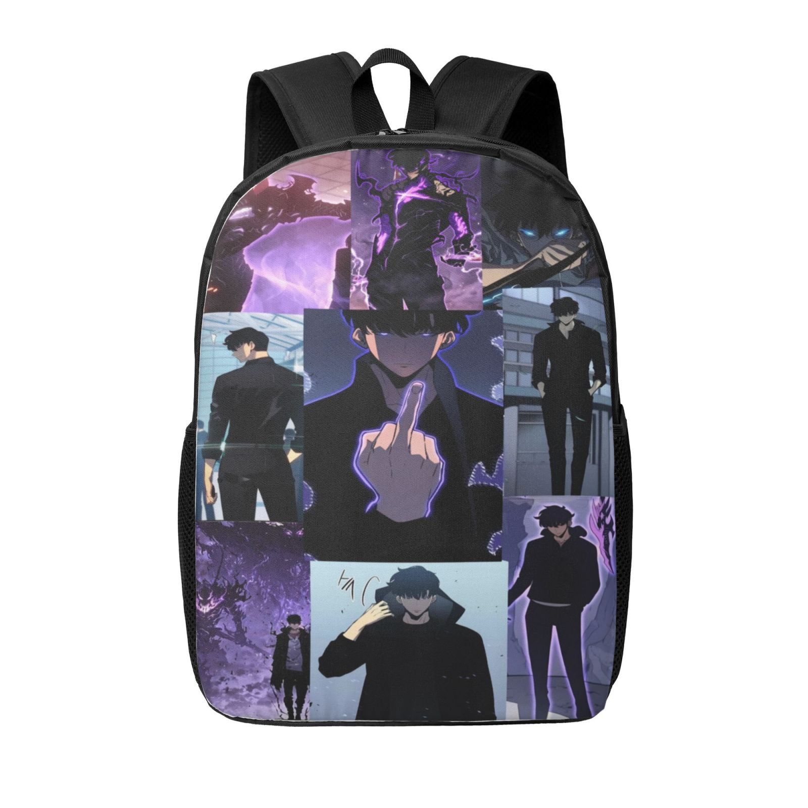 Solo Leveling Backpack Cute Pattern College Laptop Schoolbag 17 Inch ...