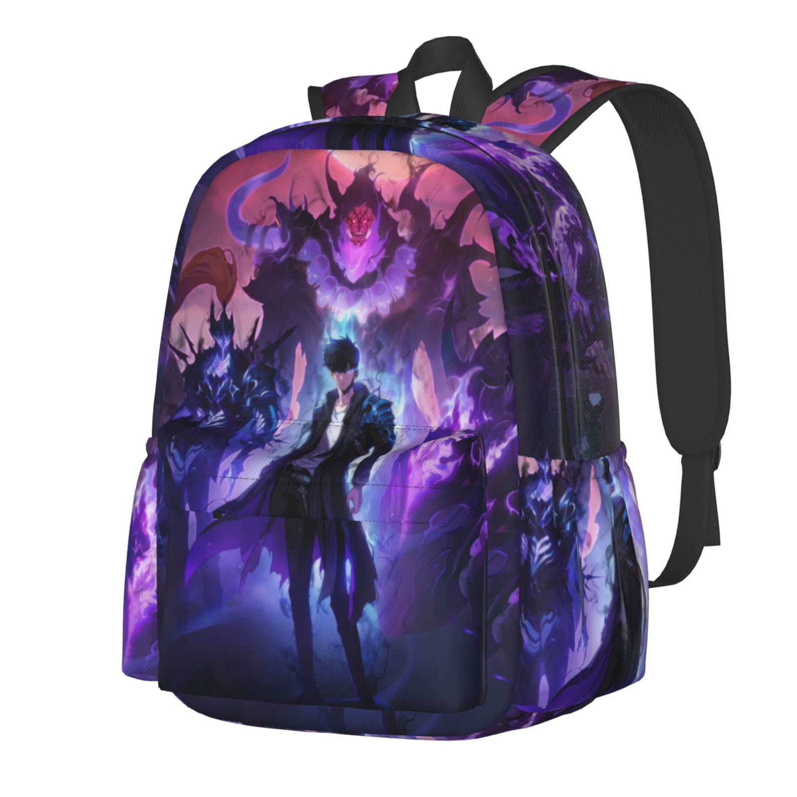 Solo Leveling Backpack Laptop Daypack Shoulders Knapsack Travel Bookbag ...