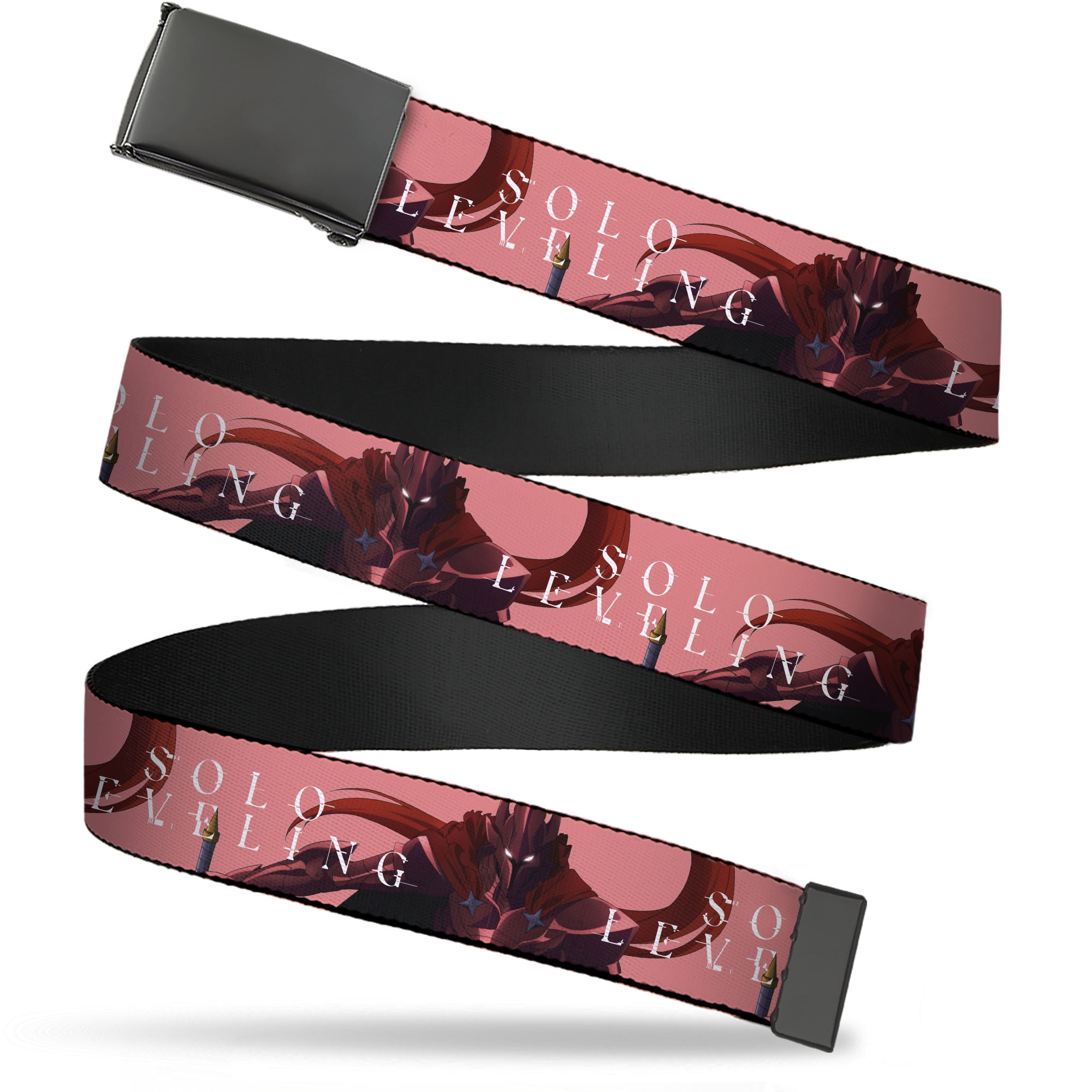 Solo Leveling Belt, Flip Web Belt Solo Leveling Blood Red Commander ...