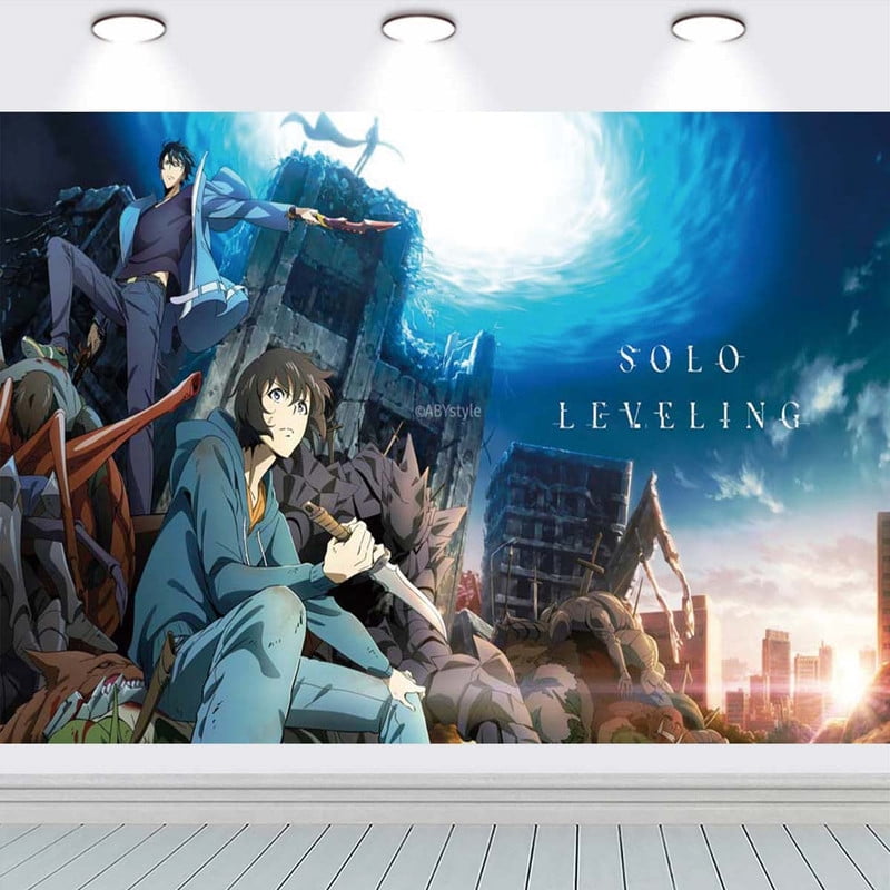 Solo Leveling Birthday Party Supplies Banner Backdrop Background ...