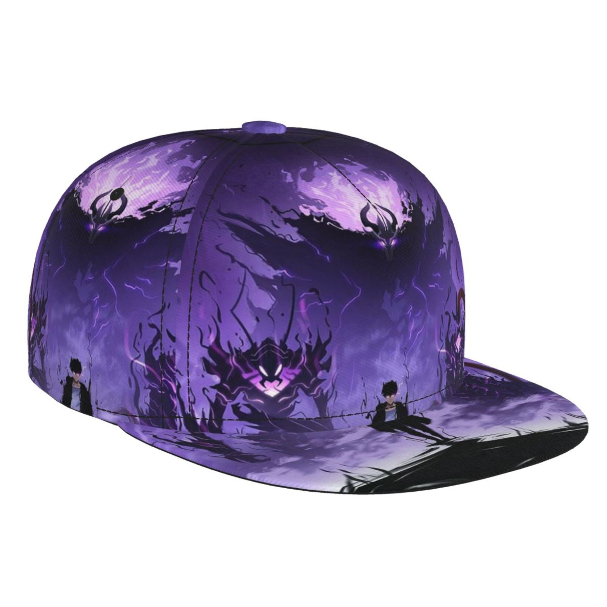 Solo Leveling Brim Bill Baseball Cap Adjustable Snapback Hat Hip Hop ...