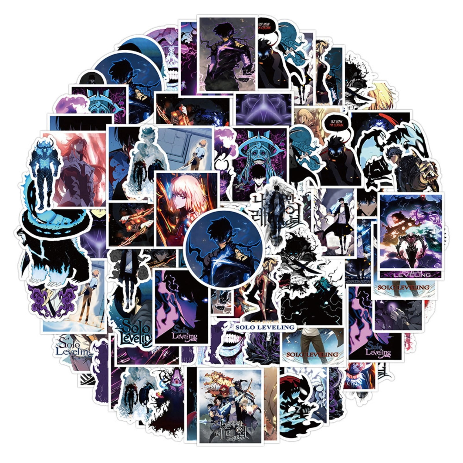 Solo Leveling Car Decal - Solo Leveling Stickers, 50pcs Solo Leveling ...