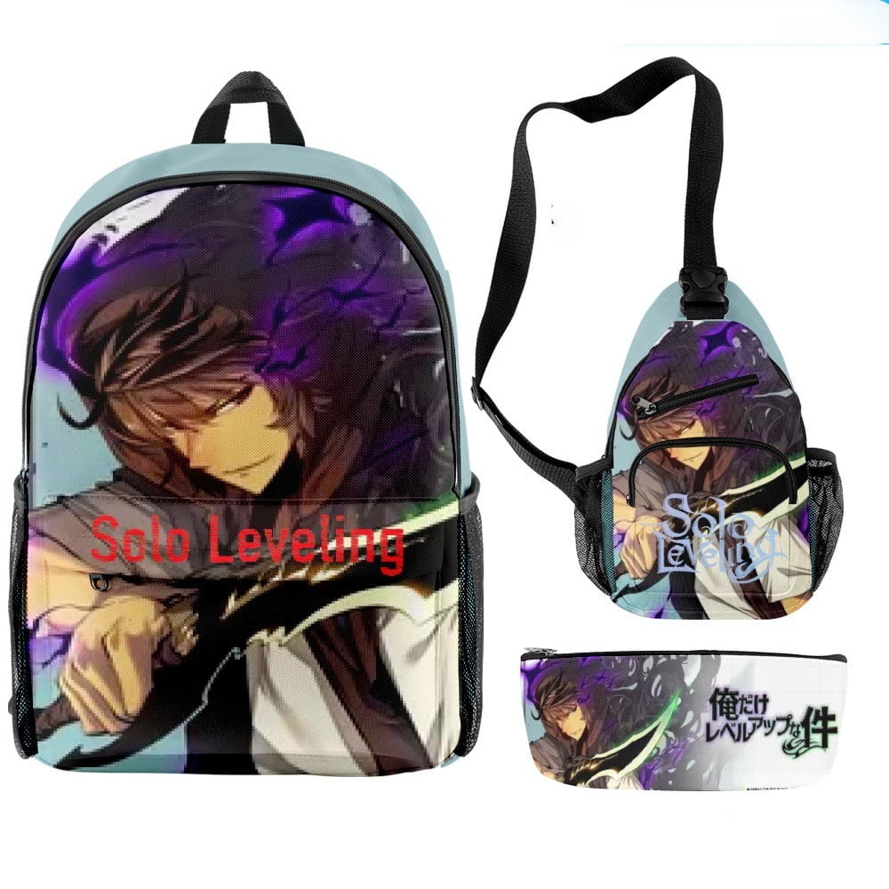 Solo Leveling Cartoon print schoolbag large capacity Teenage backpack ...
